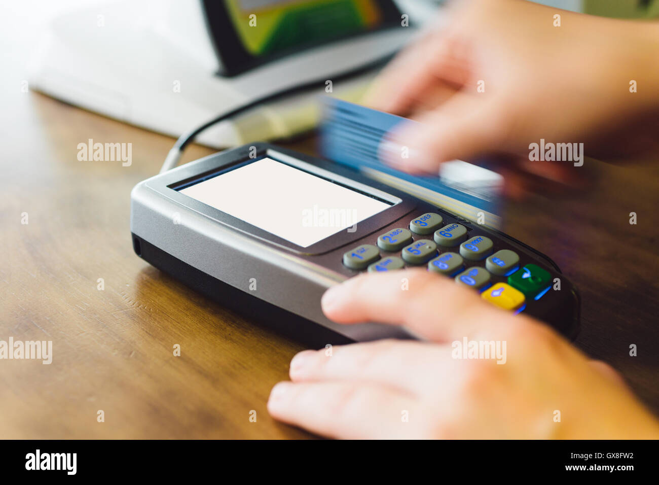 Swiping machine hi-res stock photography and images - Alamy