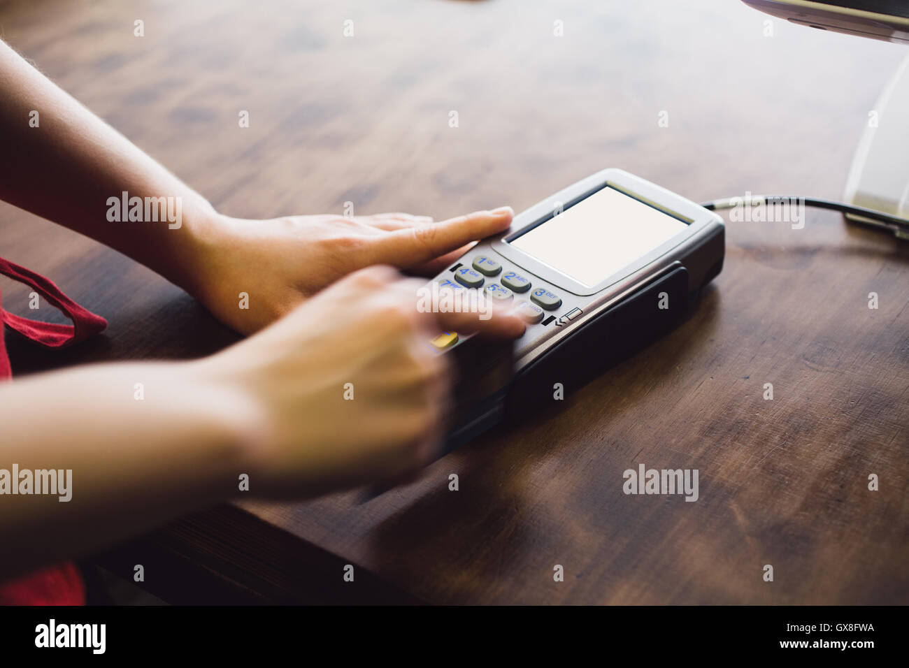 Swiping hand hi-res stock photography and images - Alamy