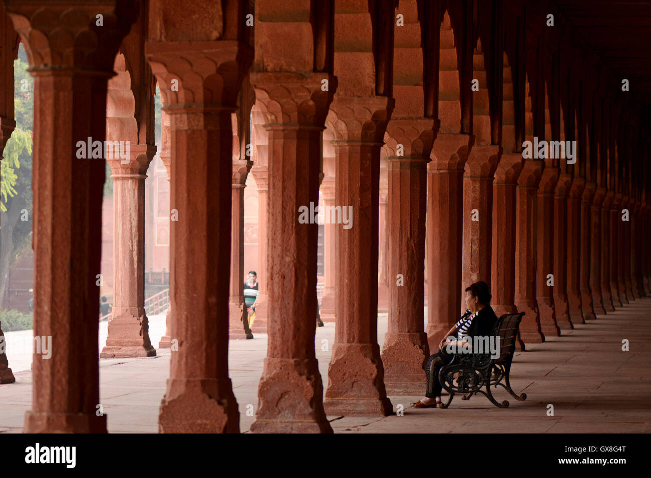 Architecture columns in Taj Mahal,Agra,India Stock Photo - Alamy