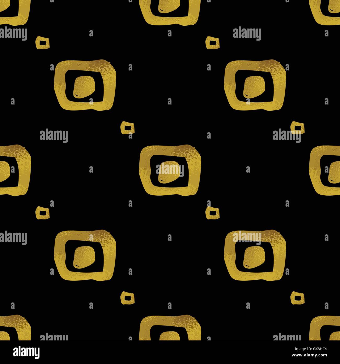Geometric black and gold seamless pattern Stock Vector Image & Art - Alamy