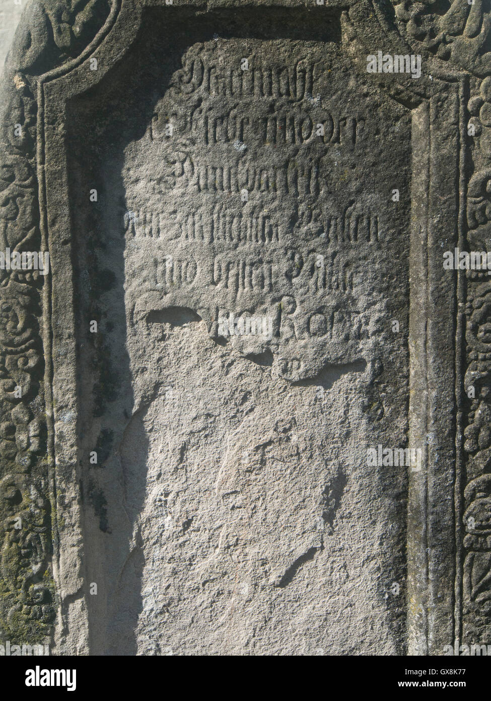 Medieval inscriptions hi-res stock photography and images - Alamy