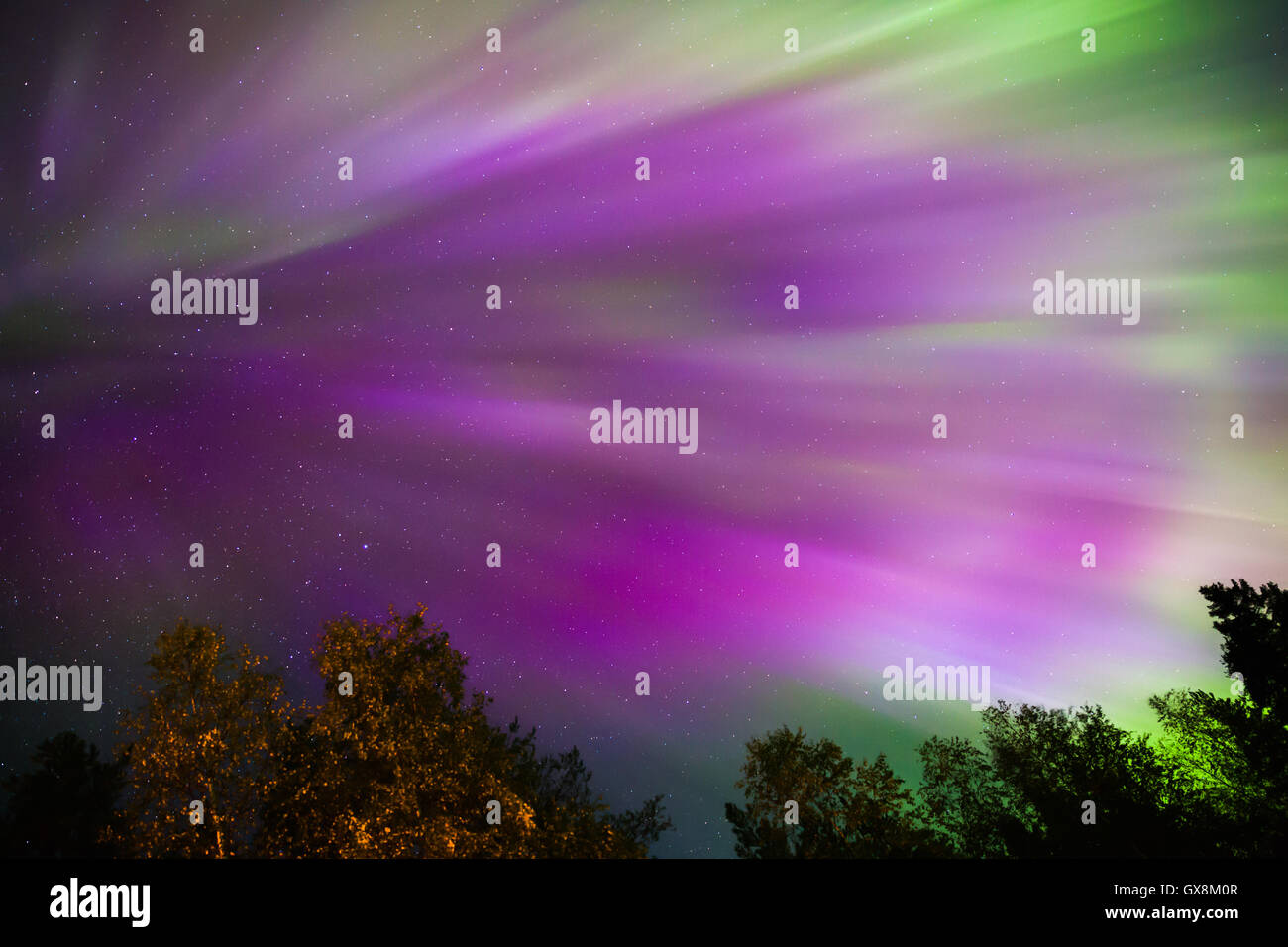 Colorful aurora borealis arctic sky polar lights hi-res stock ...