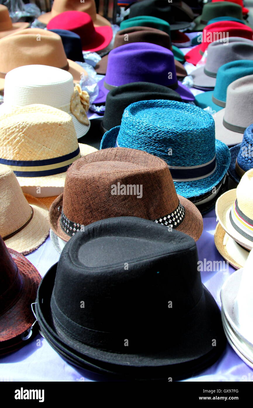 Hats Market Stall High Resolution Stock Photography and Images - Alamy
