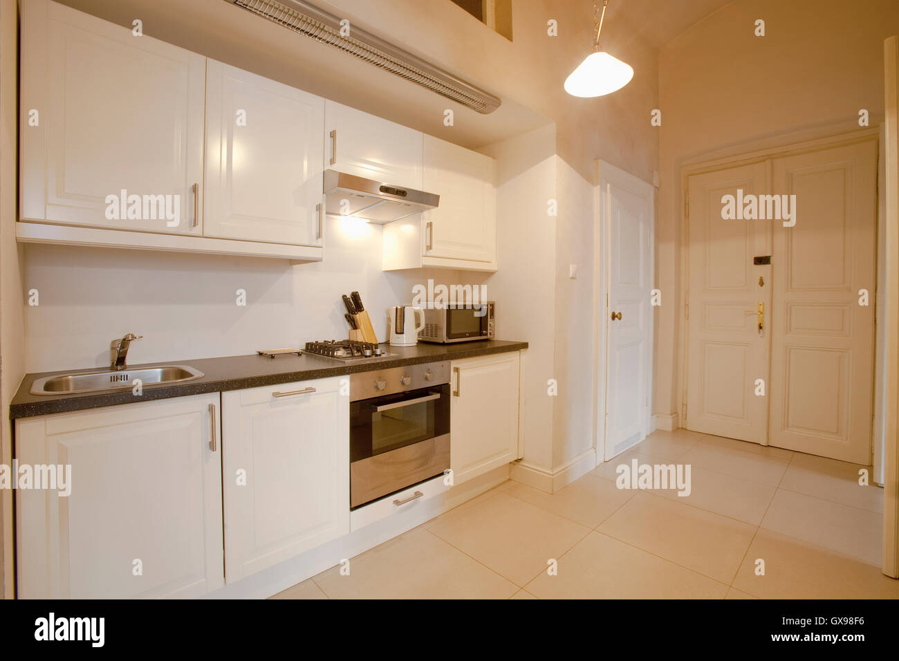 Apartment Interior - Kitchen Stock Photo - Alamy