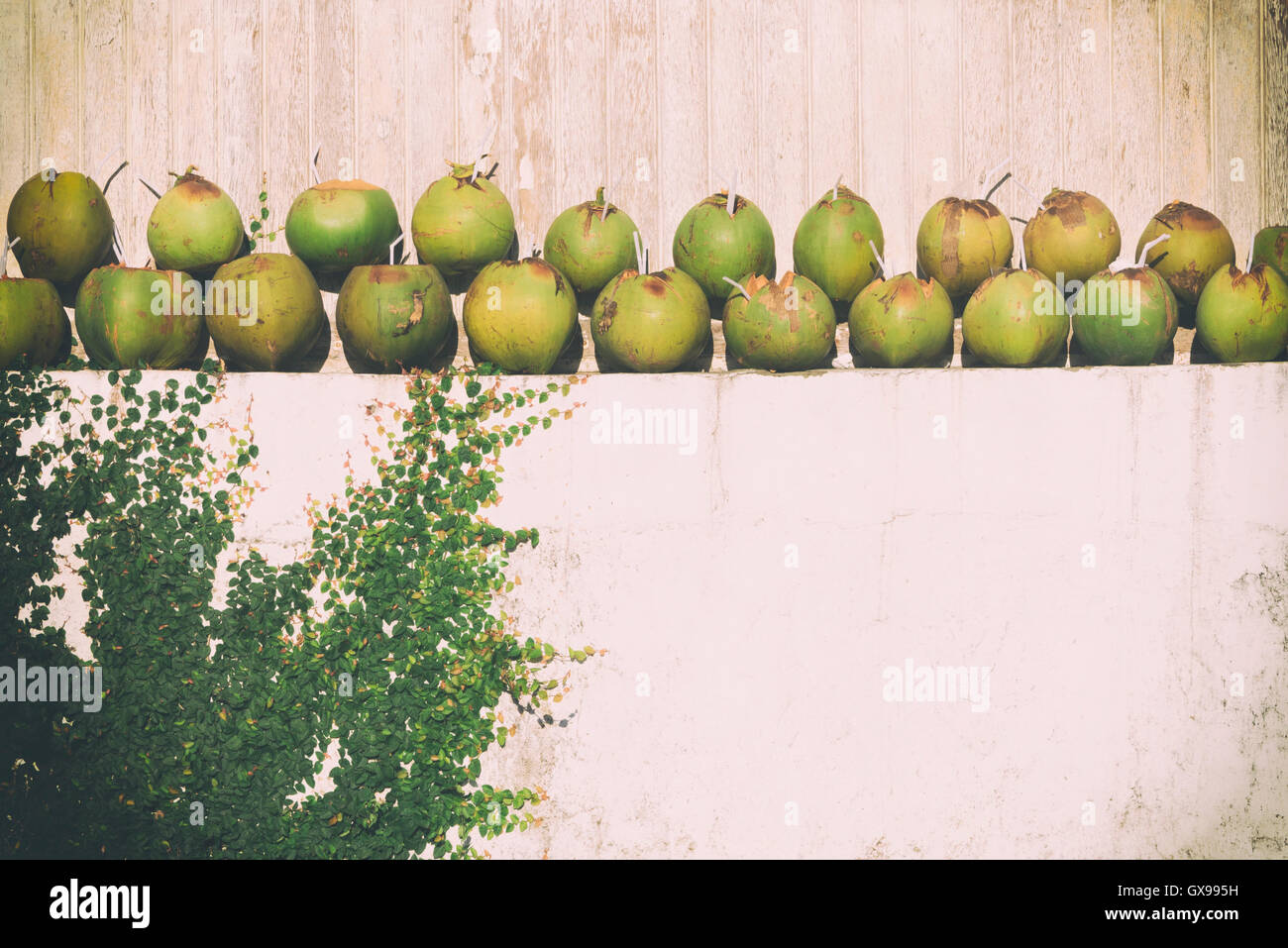 Green coconut water hi-res stock photography and images - Alamy
