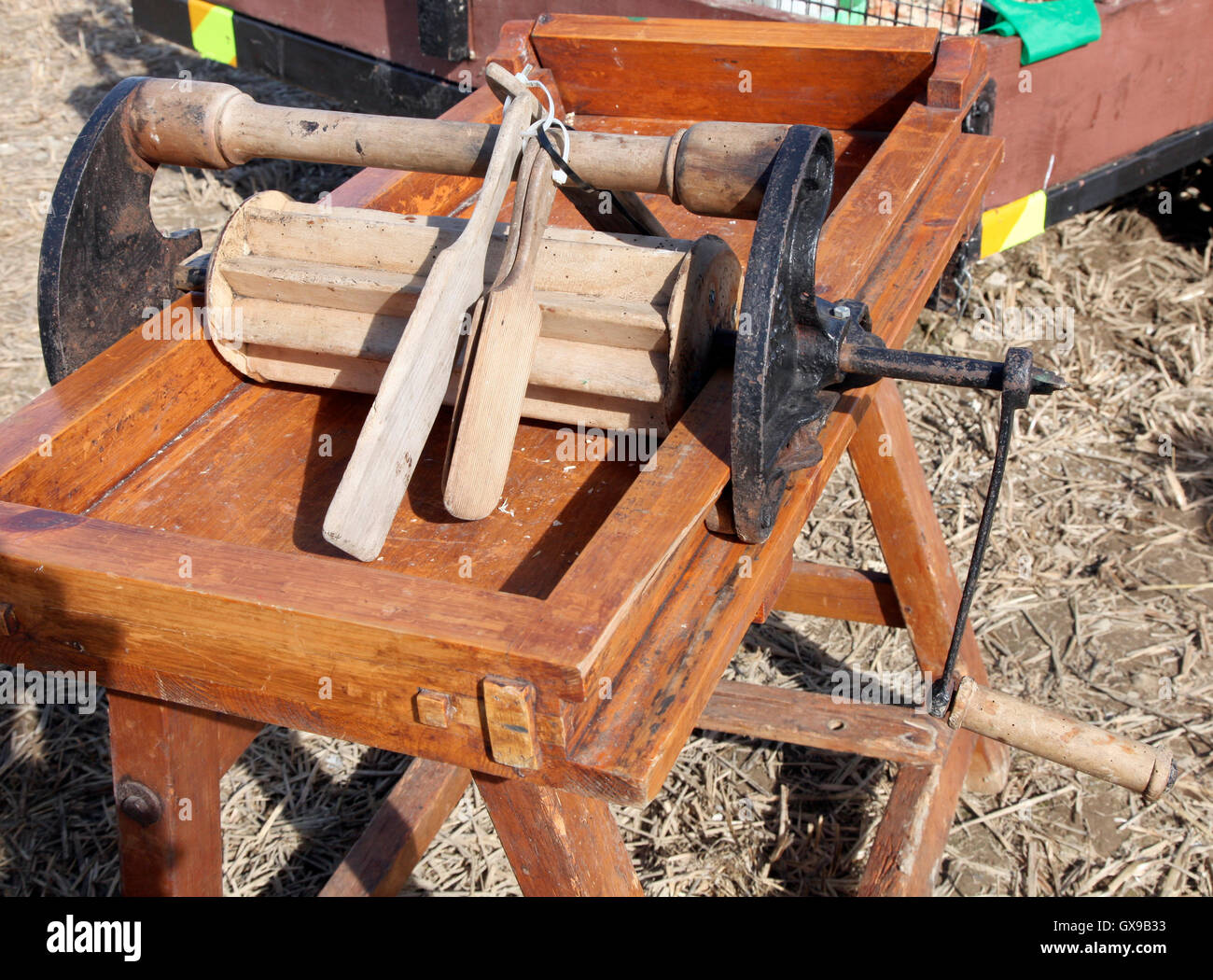 antique butter maker on show at Carrickmacross Vintage Club Field Day ...