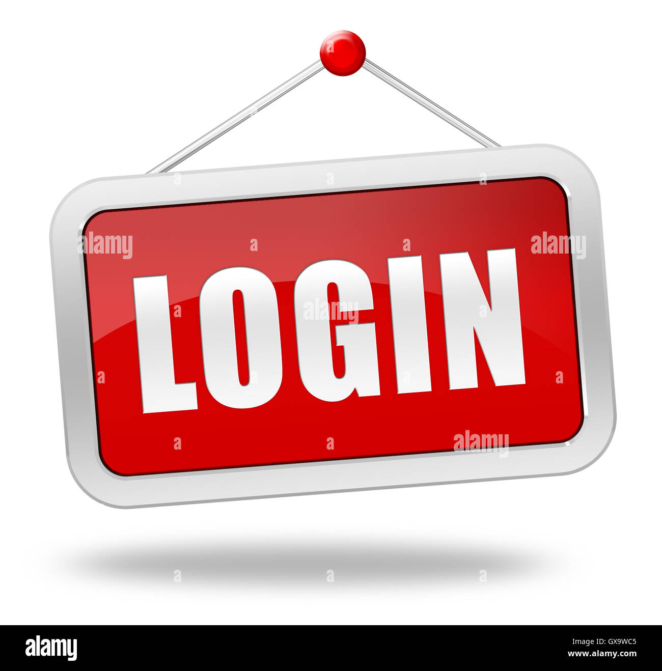Login Icon Cut Out Stock Images & Pictures - Alamy