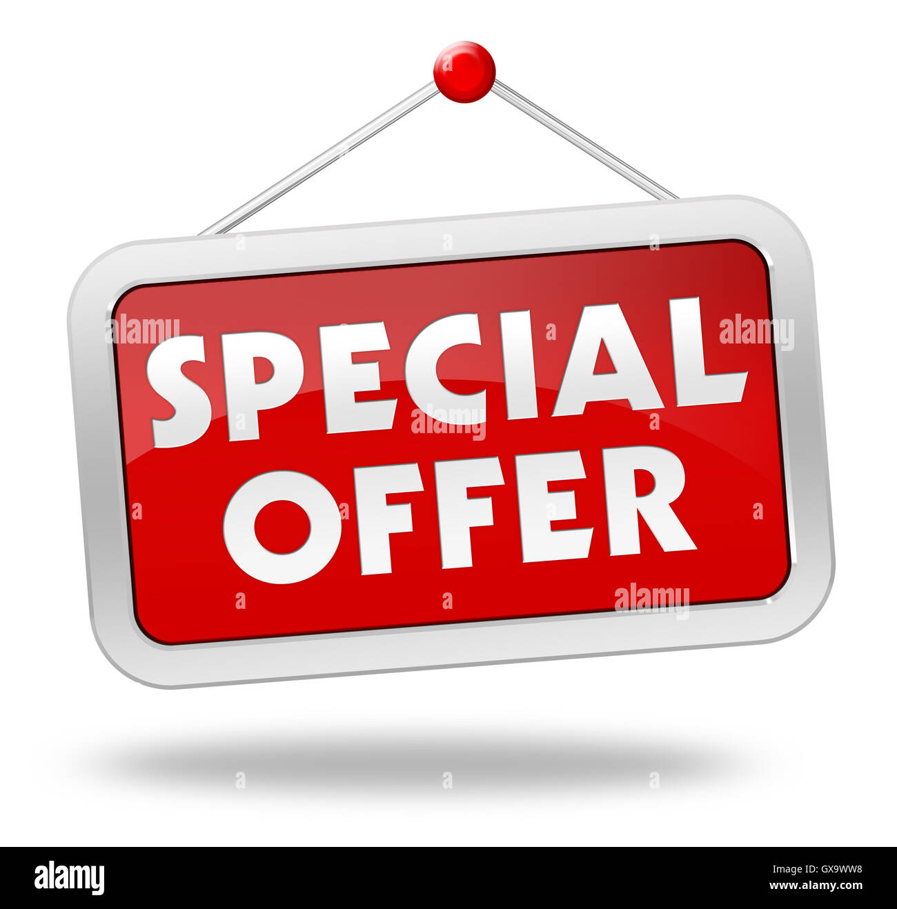 special offer concept 3d illustration Stock Photo - Alamy
