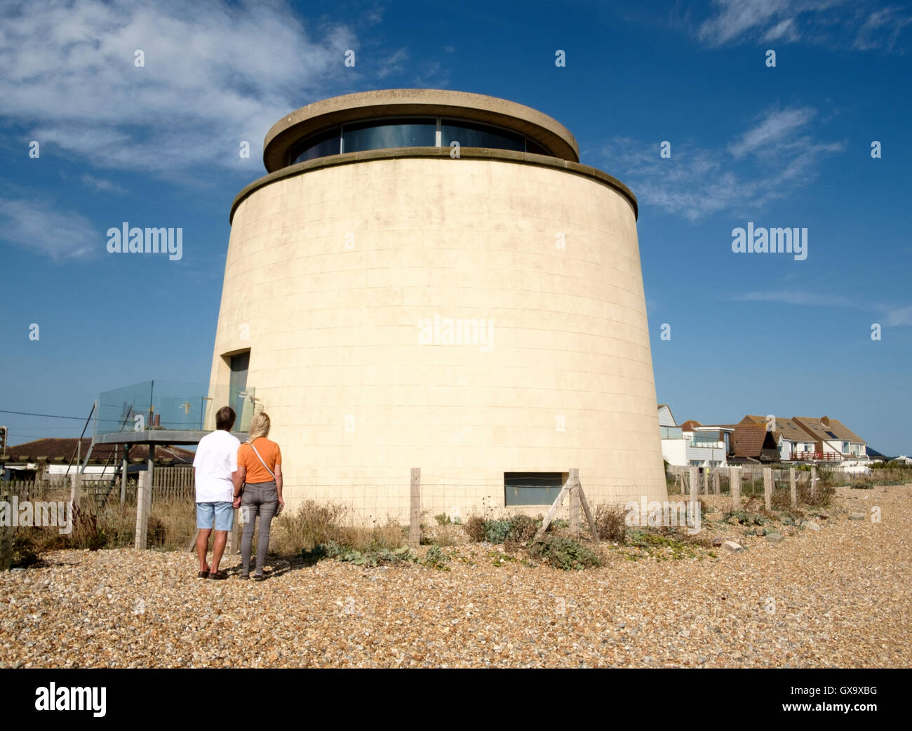 Martello Tower, a former Napoleonic defence tower that has been ...