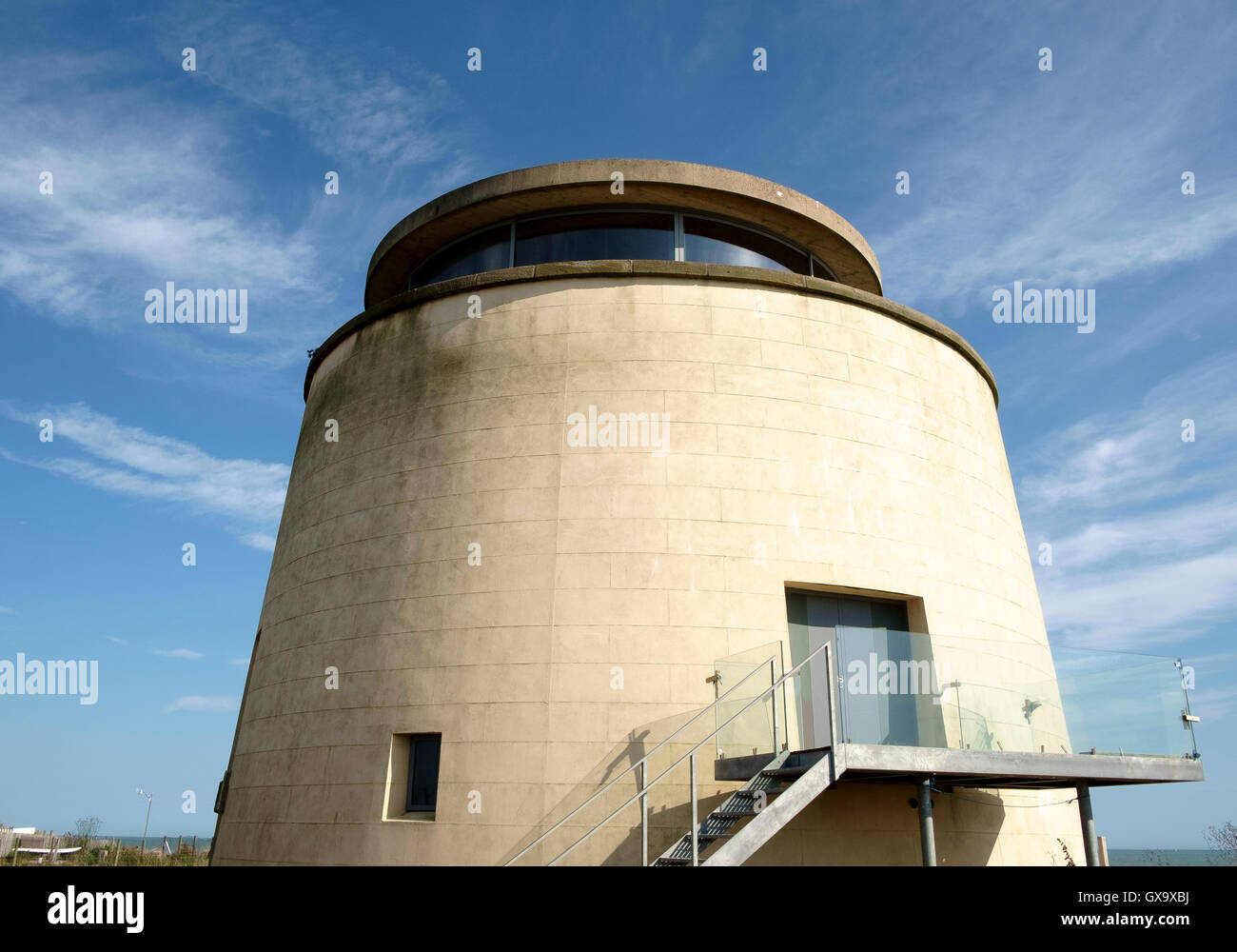 Martello Tower, a former Napoleonic defence tower that has been ...