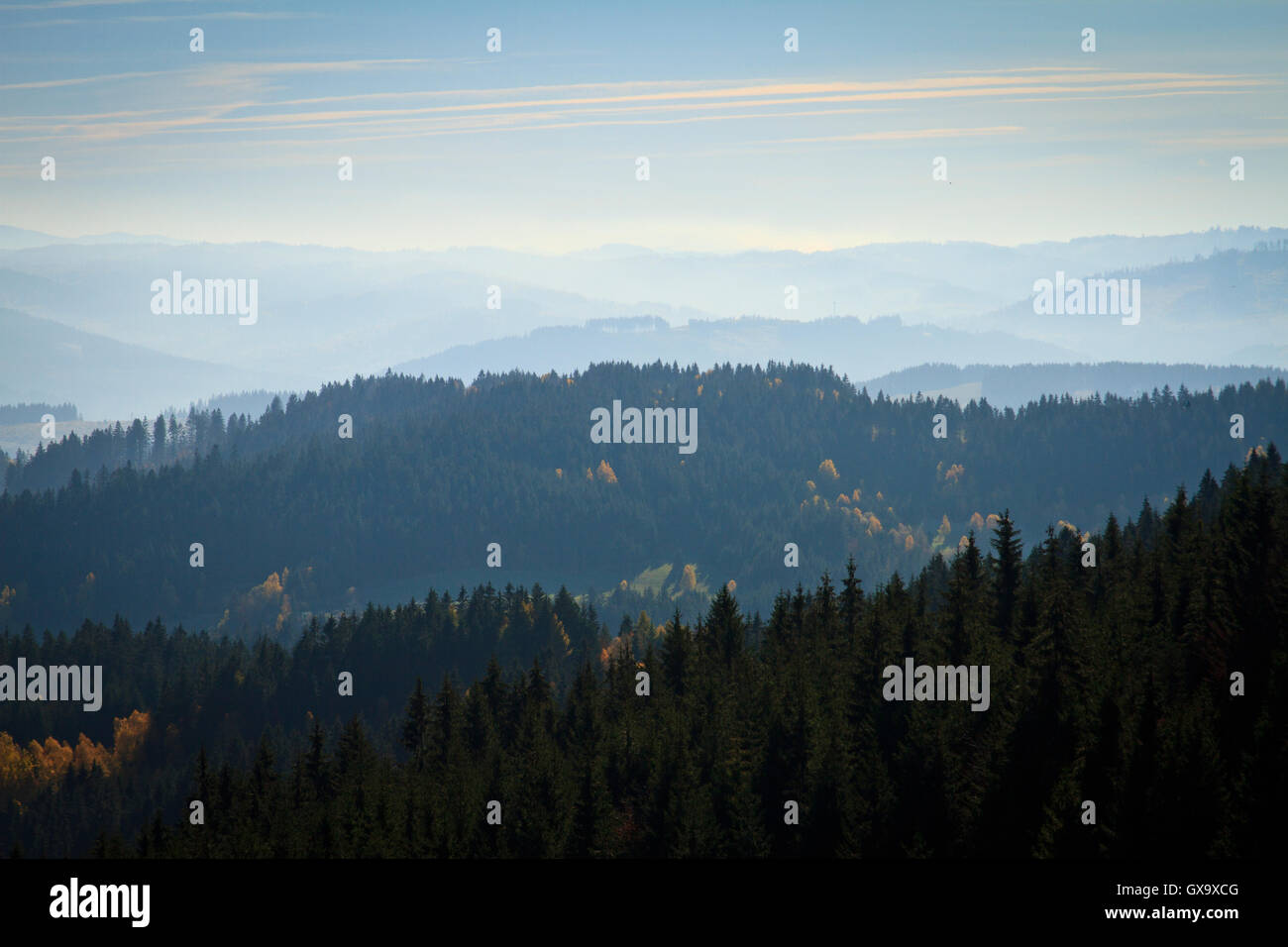 Autumn in the Moravian–Silesian Beskids Stock Photo - Alamy