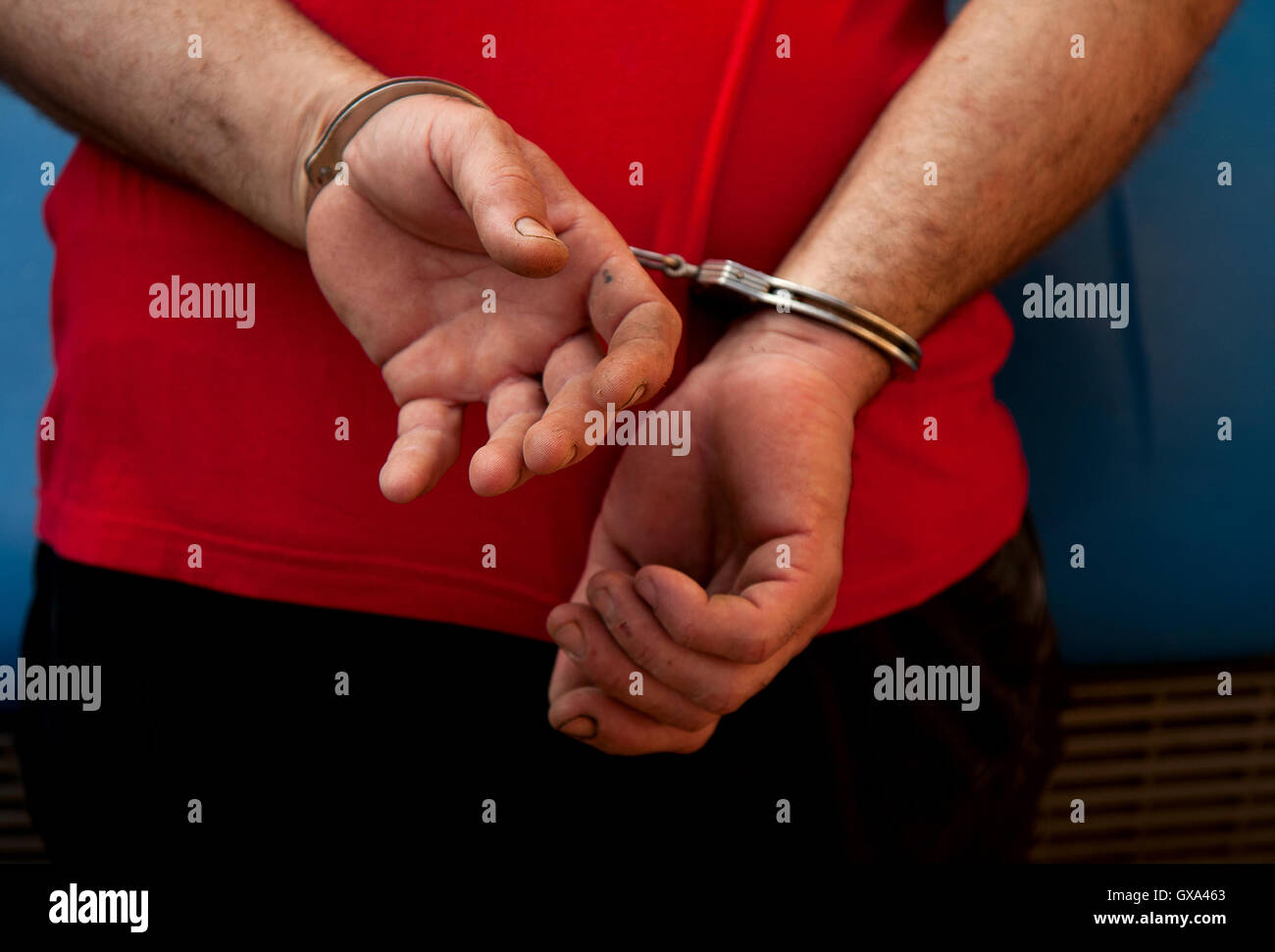 Man arrest police hi-res stock photography and images - Alamy