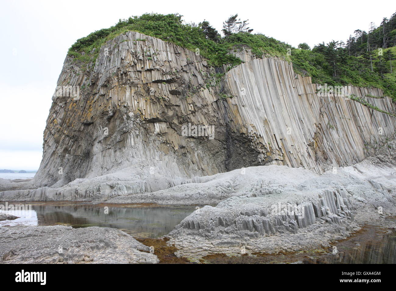 Kunasir Kurils islands Rocks Russia Stock Photo - Alamy