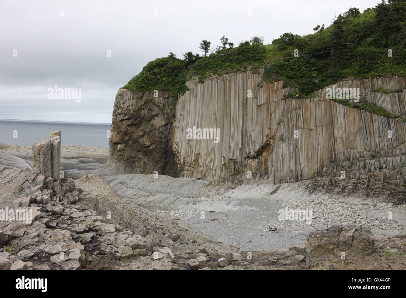 Kunasir Kurils islands Rocks Russia Stock Photo - Alamy