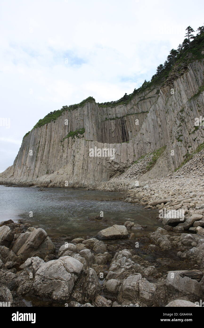 Kunasir Kurils islands Rocks Russia Stock Photo - Alamy