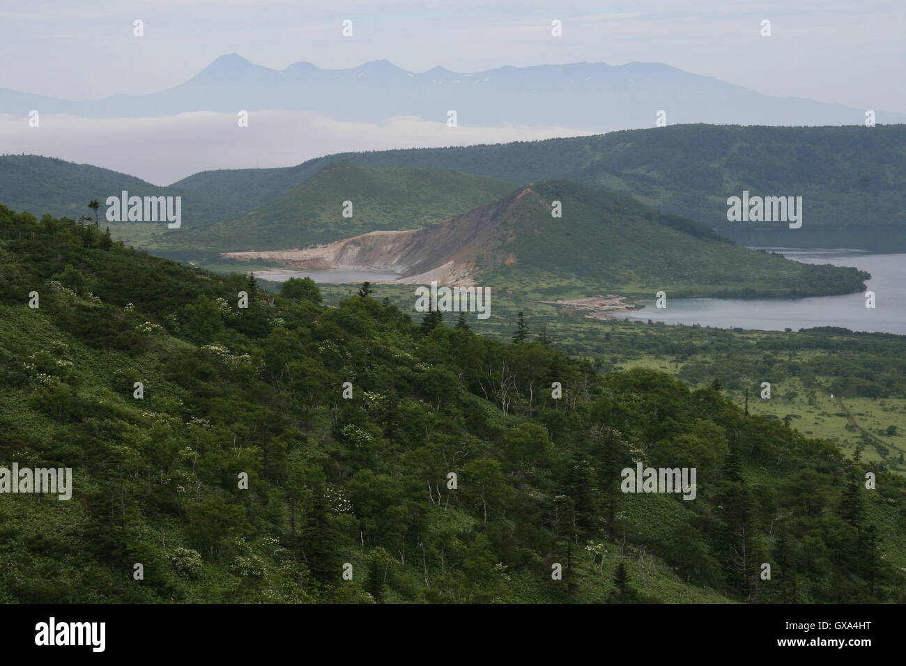 Kunasir Kurils islands Rocks Russia Stock Photo - Alamy
