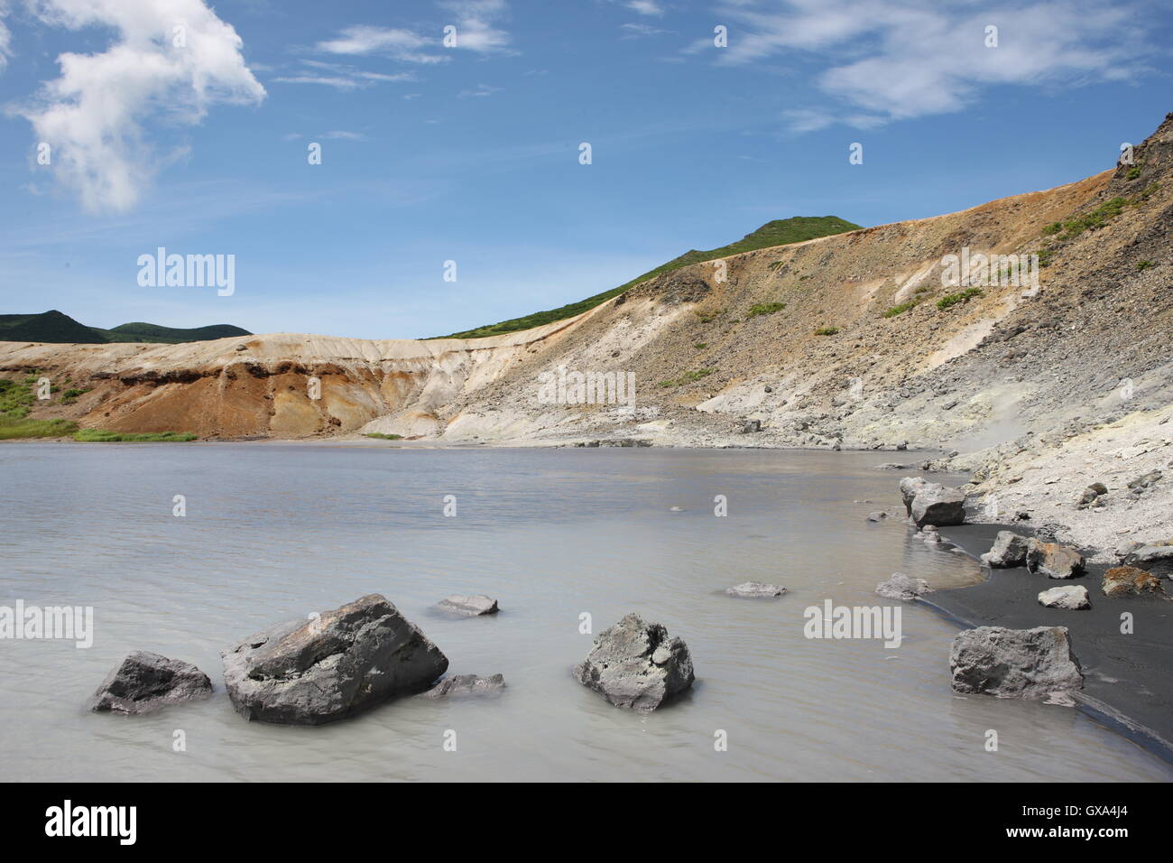 Kunasir Kurils islands Rocks Russia Stock Photo - Alamy