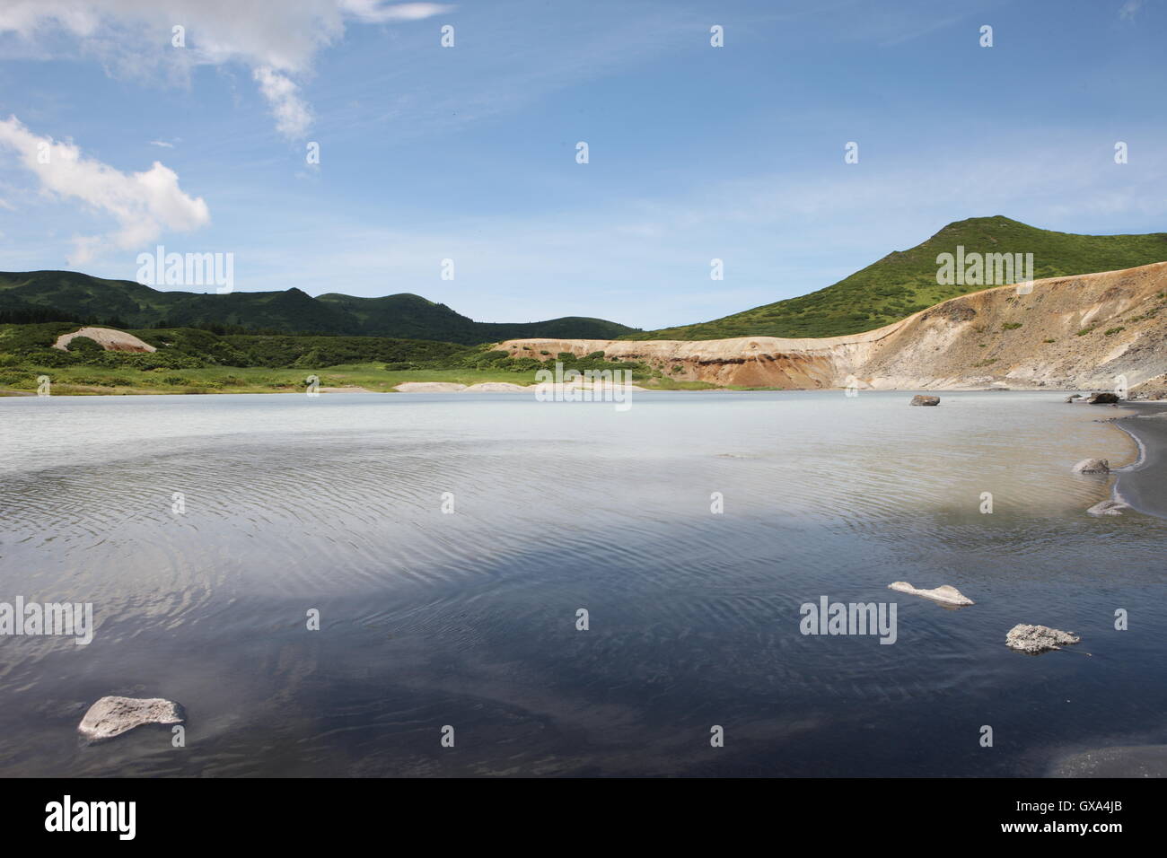 Kunasir Kurils islands Rocks Russia Stock Photo - Alamy