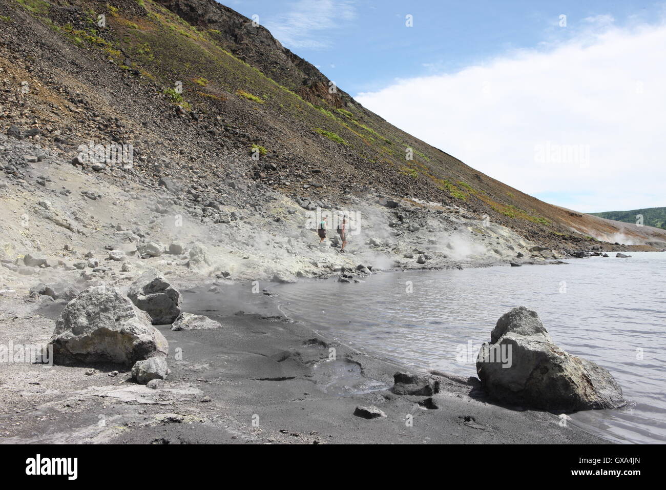 Kunasir Kurils islands Rocks Russia Stock Photo - Alamy