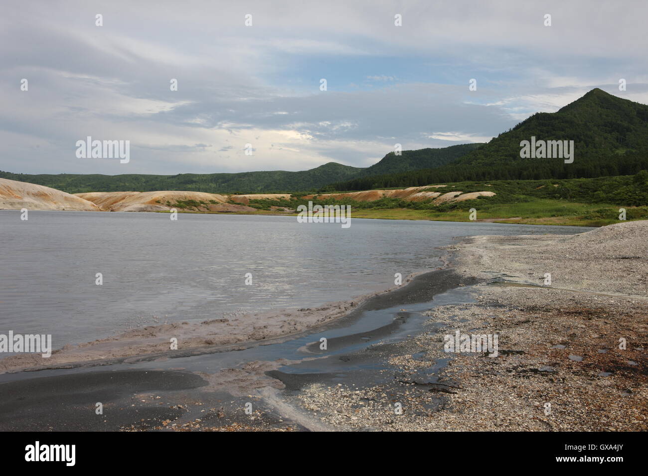 Kunasir Kurils islands Rocks Russia Stock Photo - Alamy