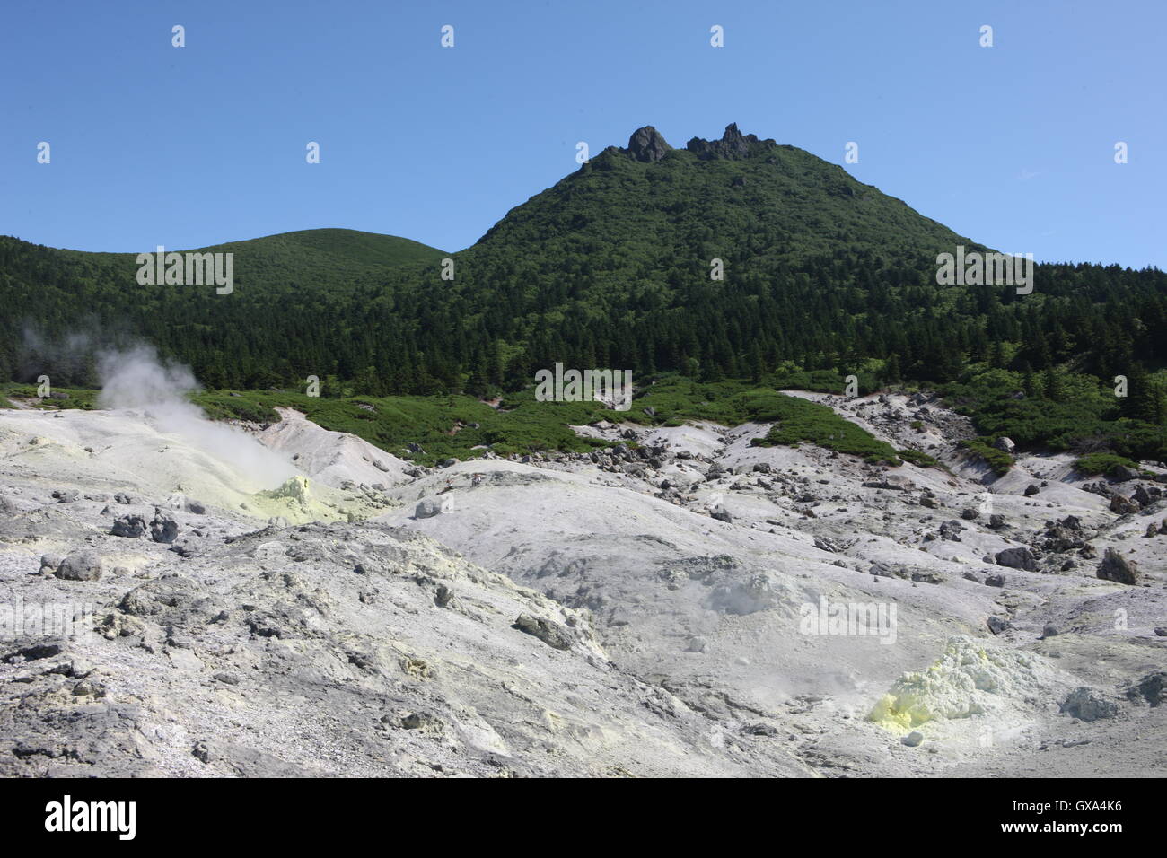 Kunasir Kurils islands Rocks Russia Stock Photo - Alamy
