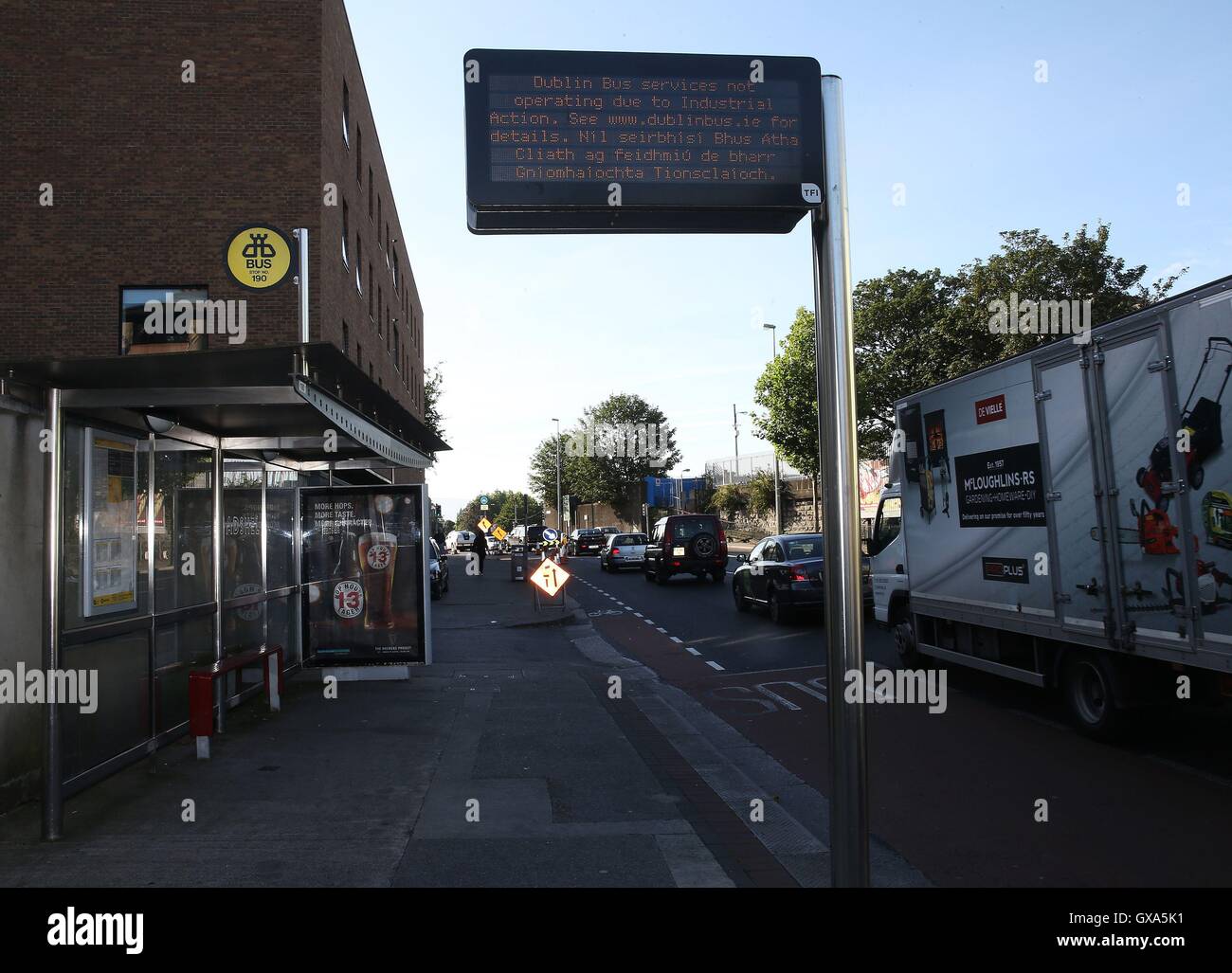 Bus Stop Sign Ireland High Resolution Stock Photography and Images - Alamy