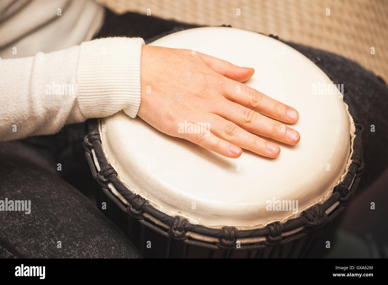 African drums musical instrument hi-res stock photography and images ...