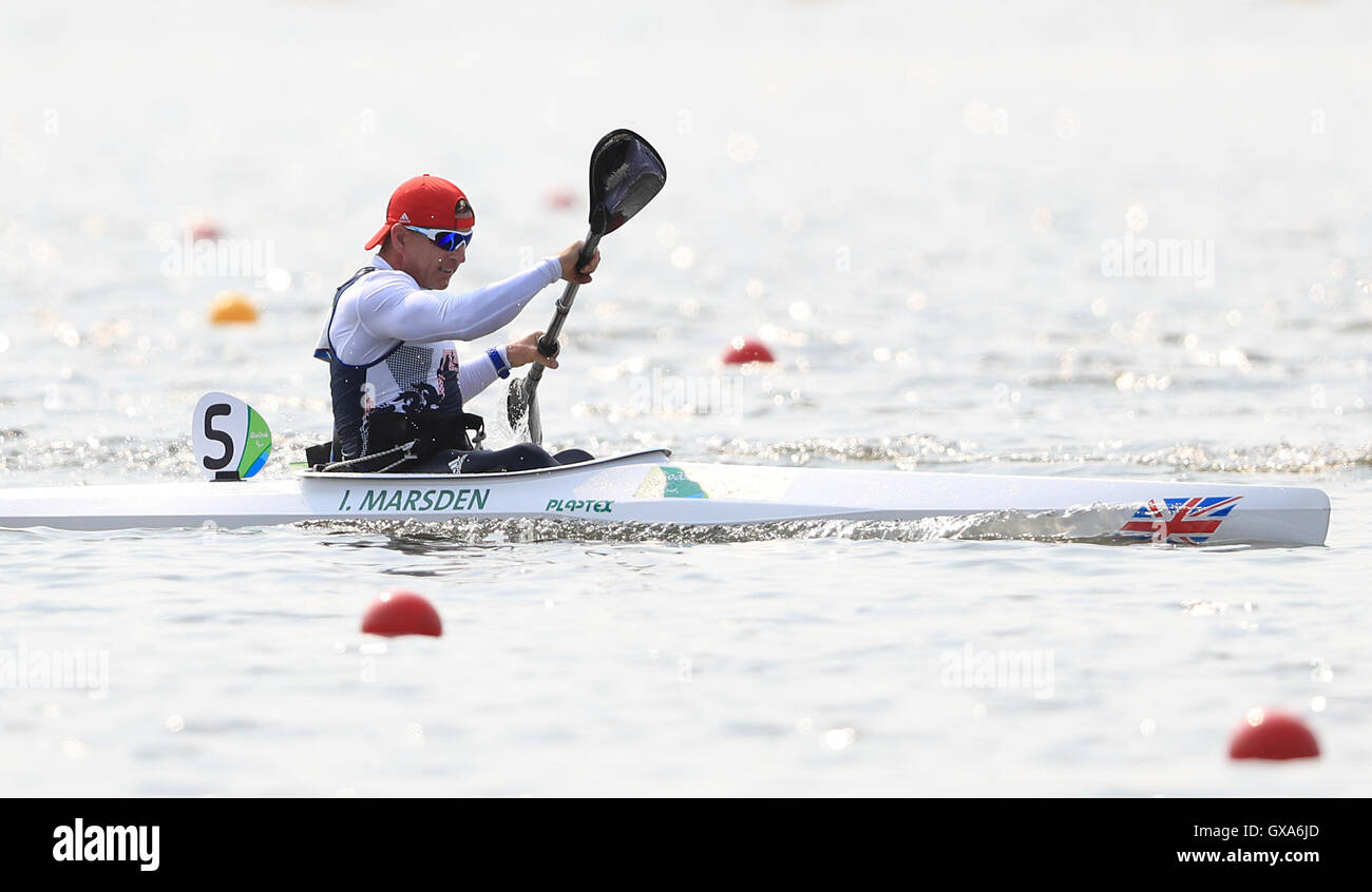 Great Britain's Ian Marsden on the way to winning a Bronze medal in the ...