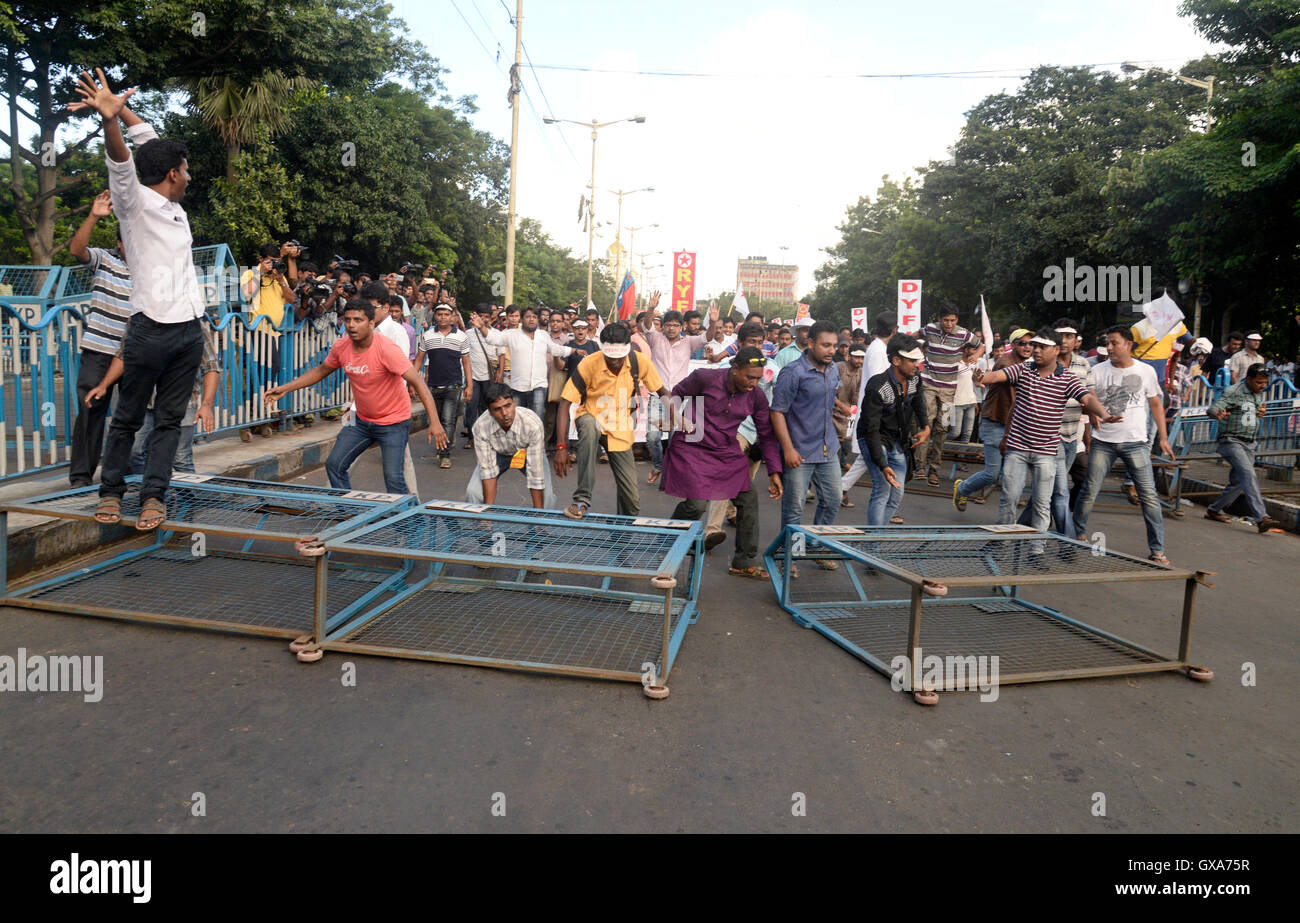 India. 15th September, 2016. Student Federation of India, Democratic ...