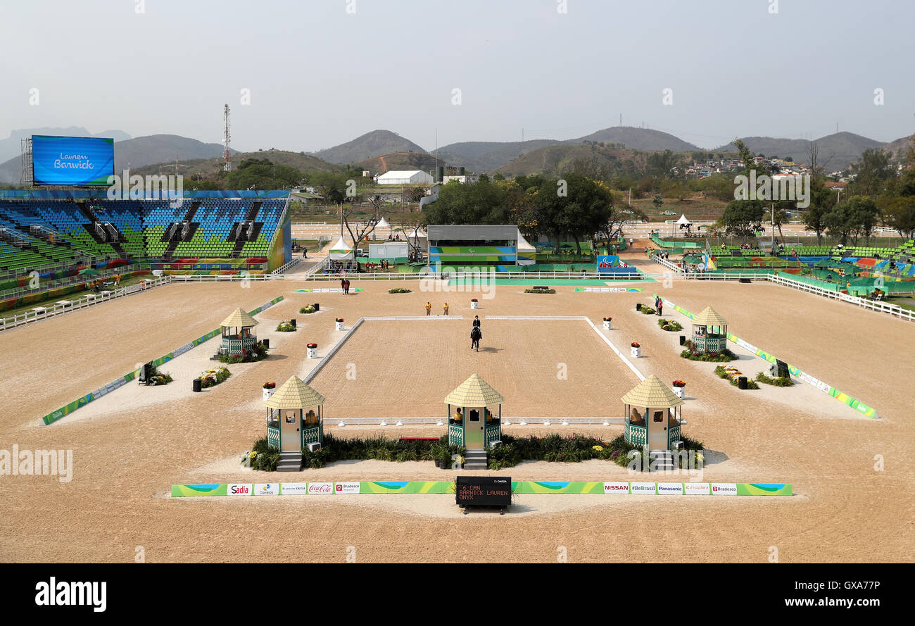 Canada's Lauren Barwick riding Onyx in the Women's Individual Test ...