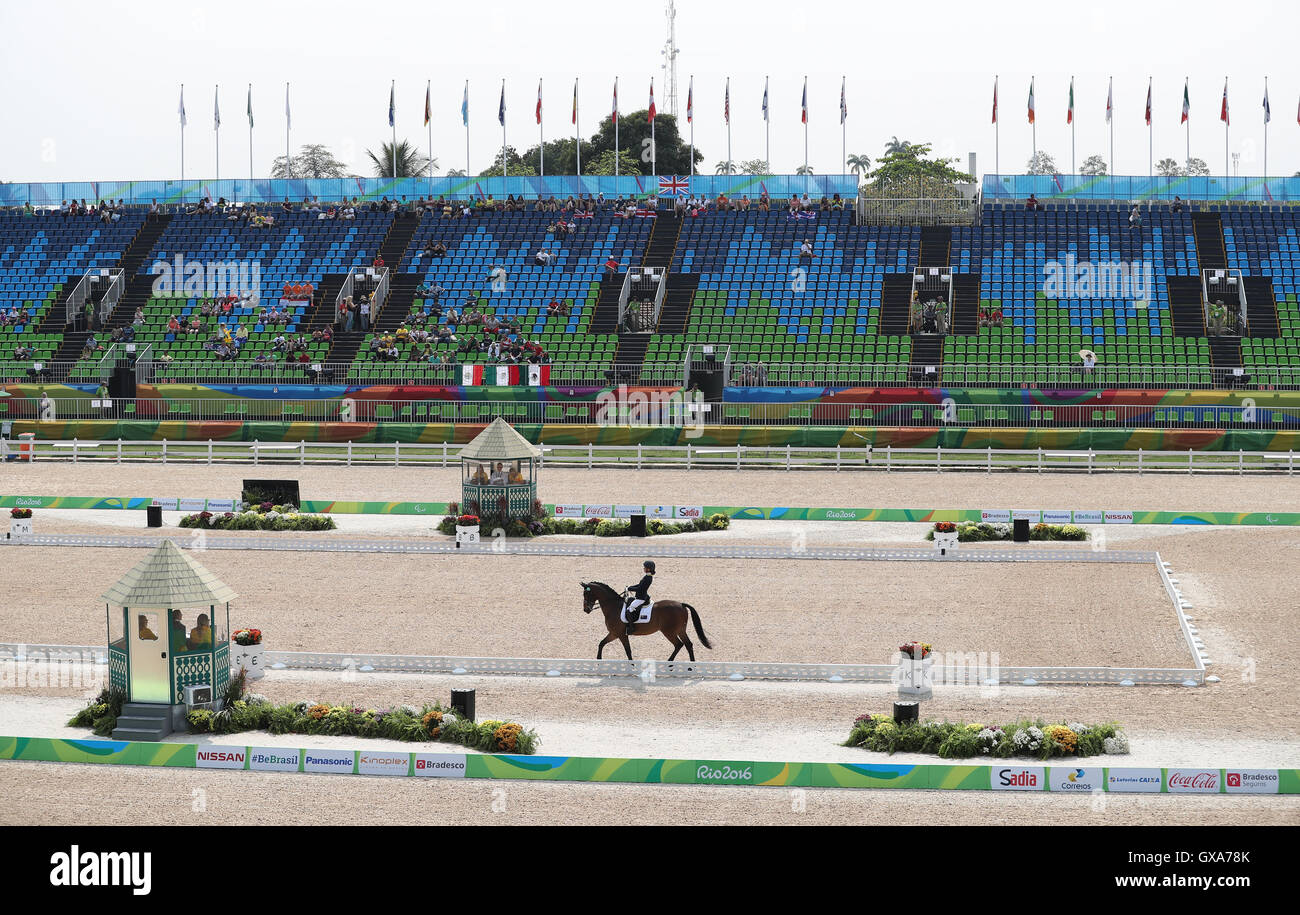 Australia's Emma Booth riding Zidane in the Women's Individual Test ...