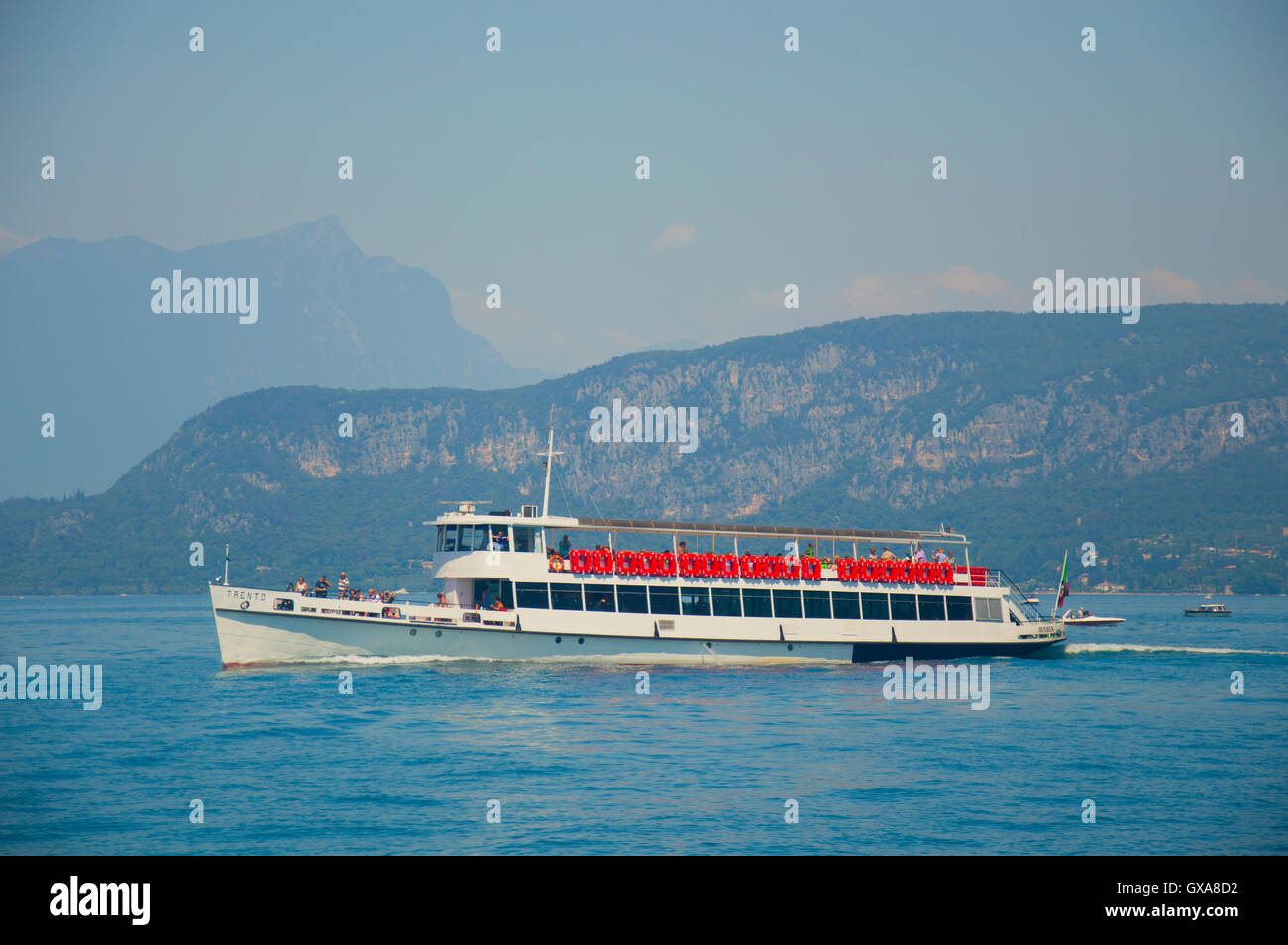 Commercial ferry, Lake Garda, Italy Stock Photo - Alamy