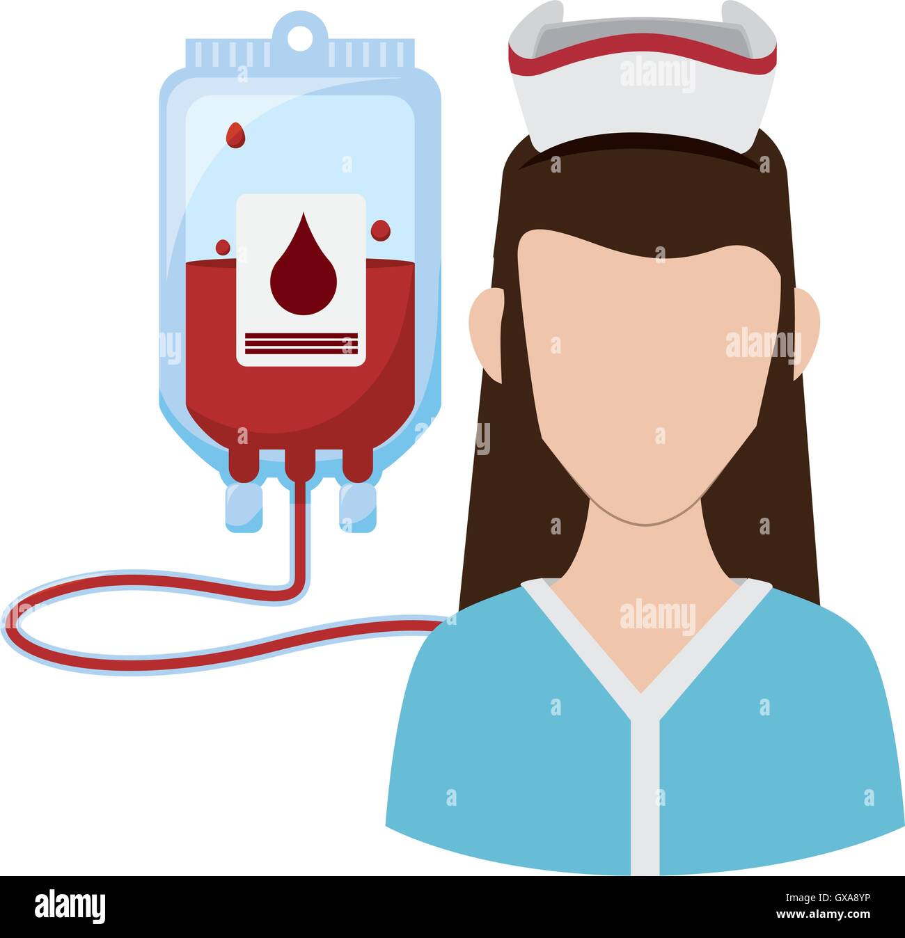Nurse with uniform. Medical care design Stock Vector Image & Art - Alamy