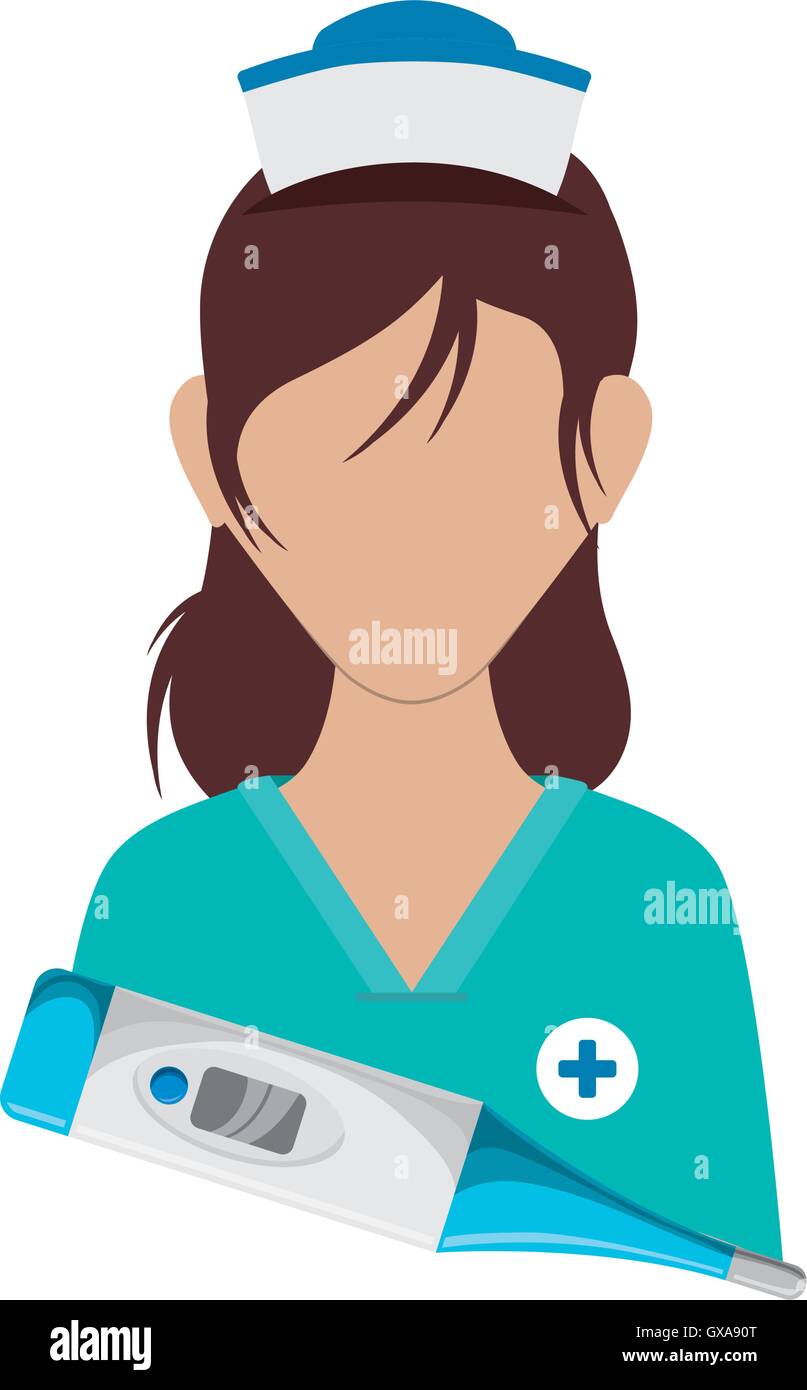 Nurse with uniform. Medical care design Stock Vector Image & Art - Alamy