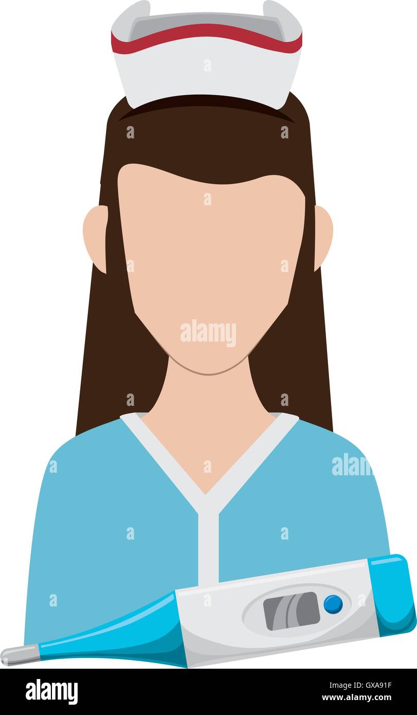 Nurse with uniform. Medical care design Stock Vector Image & Art - Alamy