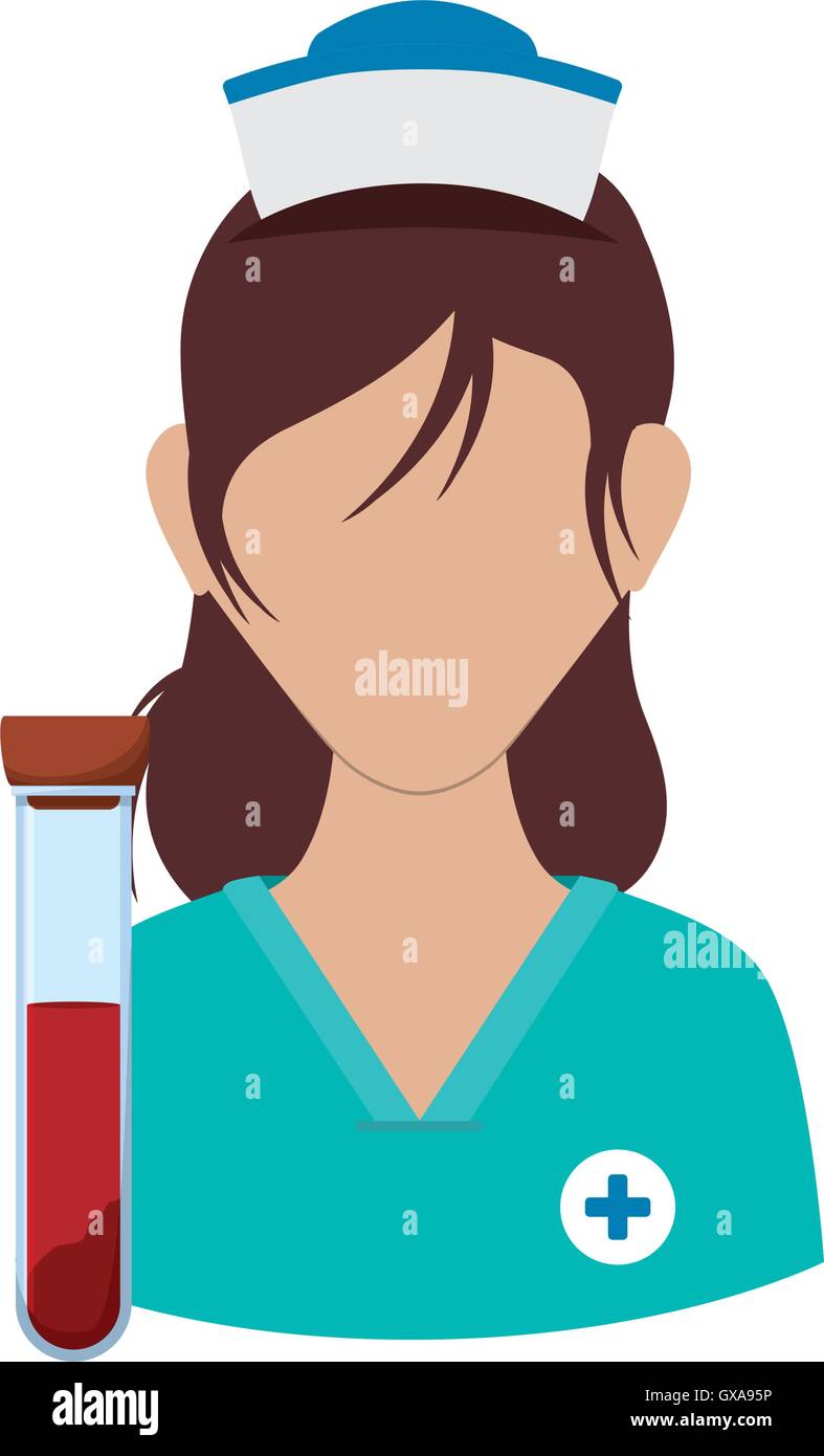Nurse with uniform. Medical care design Stock Vector Image & Art - Alamy