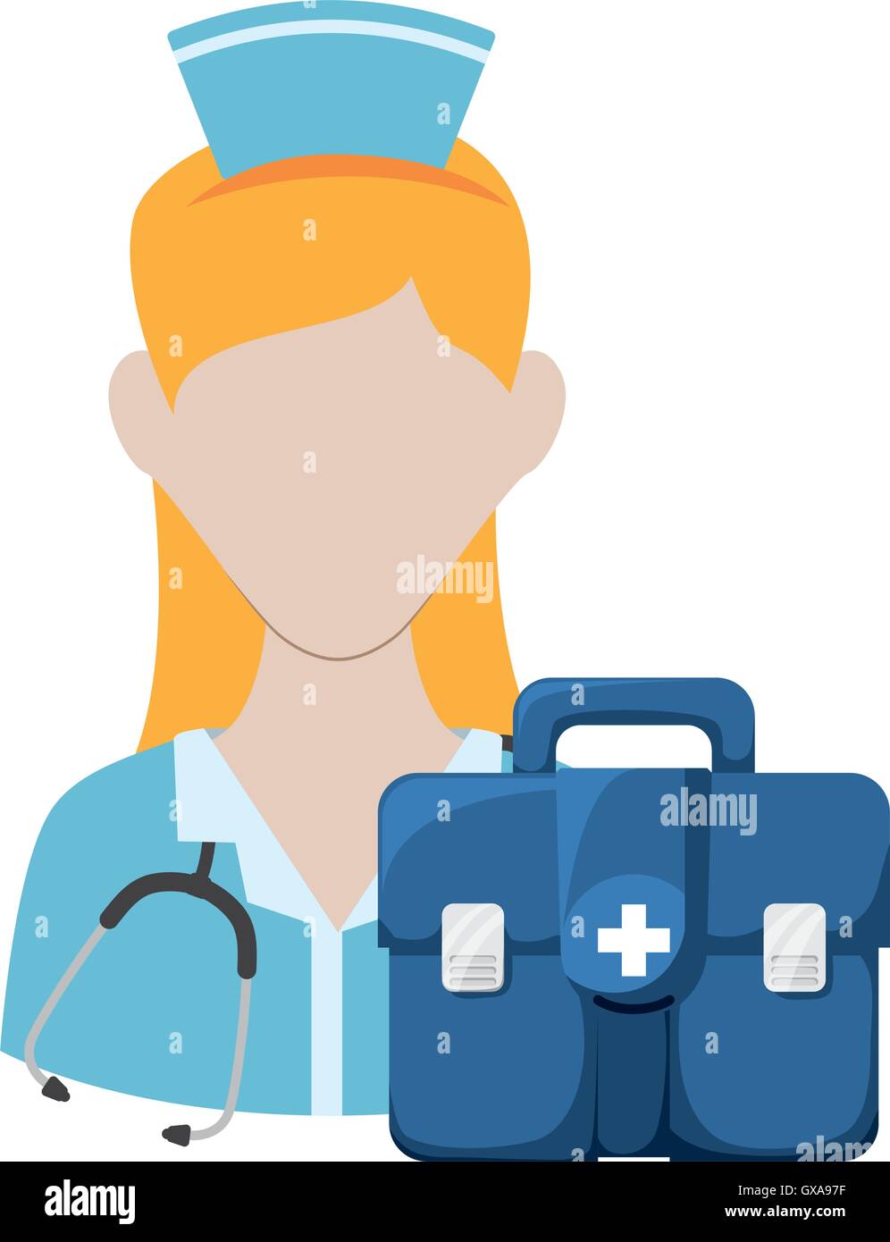 Nurse with uniform. Medical care design Stock Vector Image & Art - Alamy
