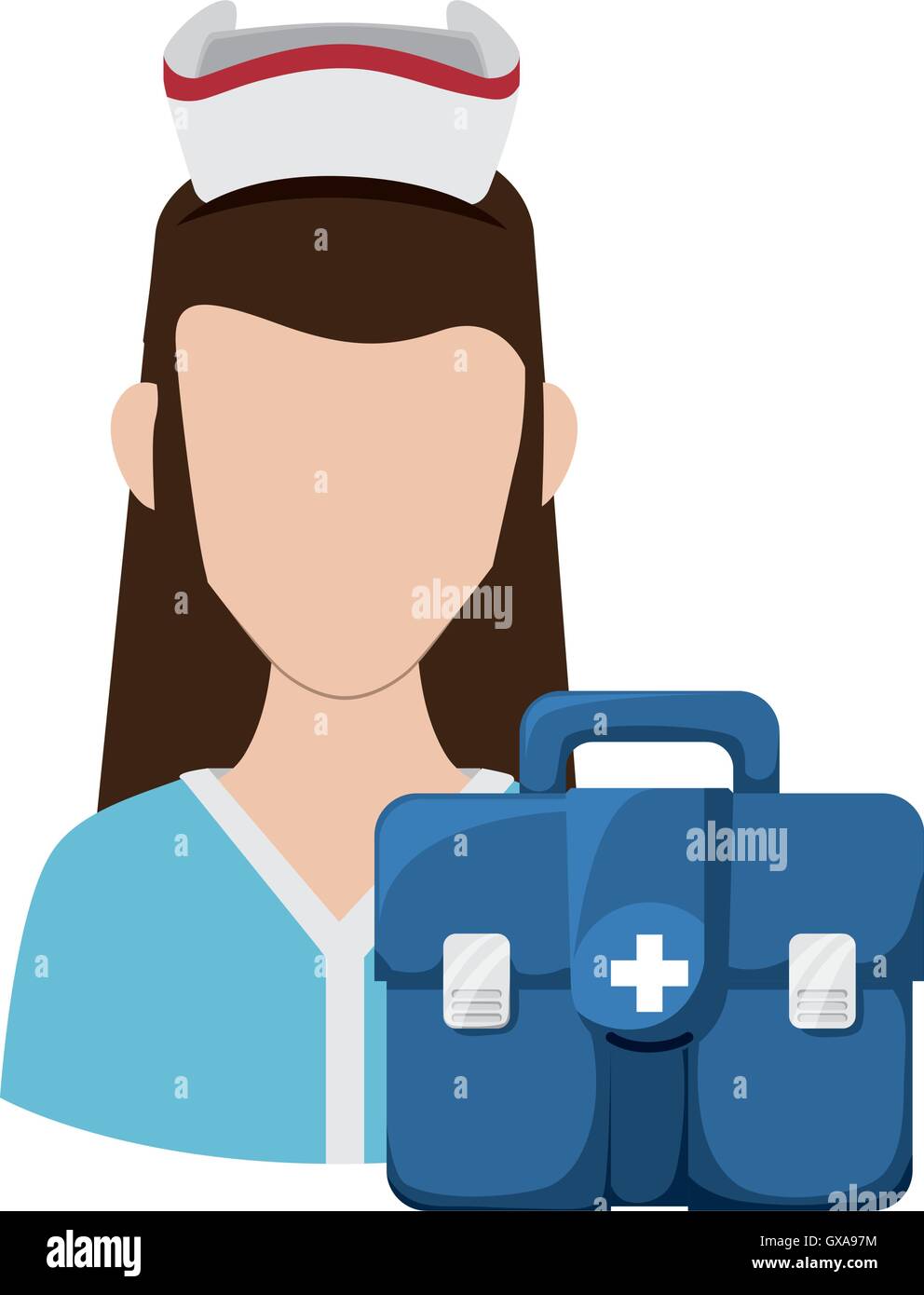 Nurse with uniform. Medical care design Stock Vector Image & Art - Alamy