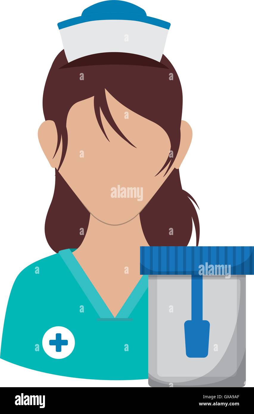 Nurse with uniform. Medical care design Stock Vector Image & Art - Alamy