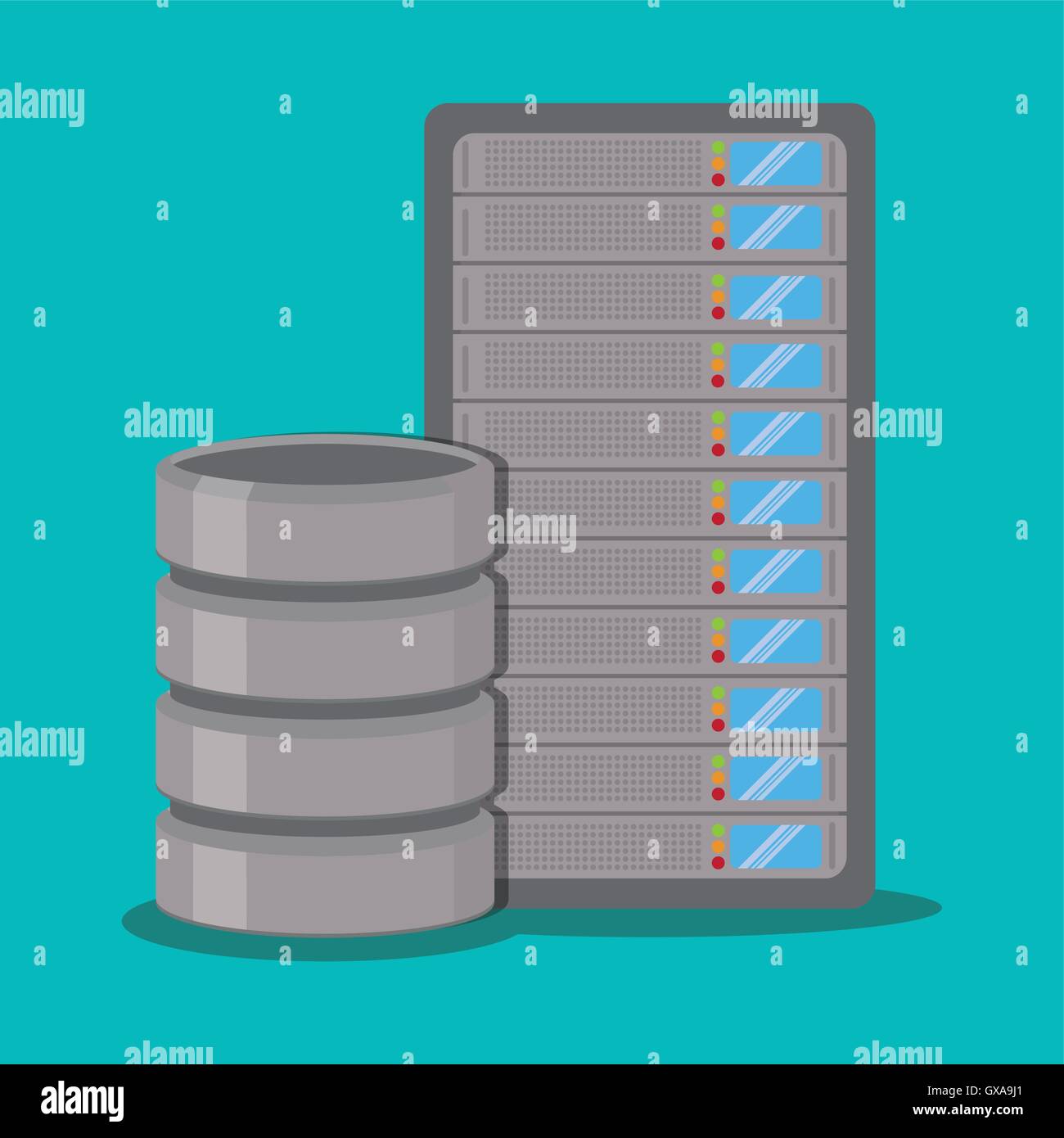 Data center and web hosting design Stock Vector Image & Art - Alamy