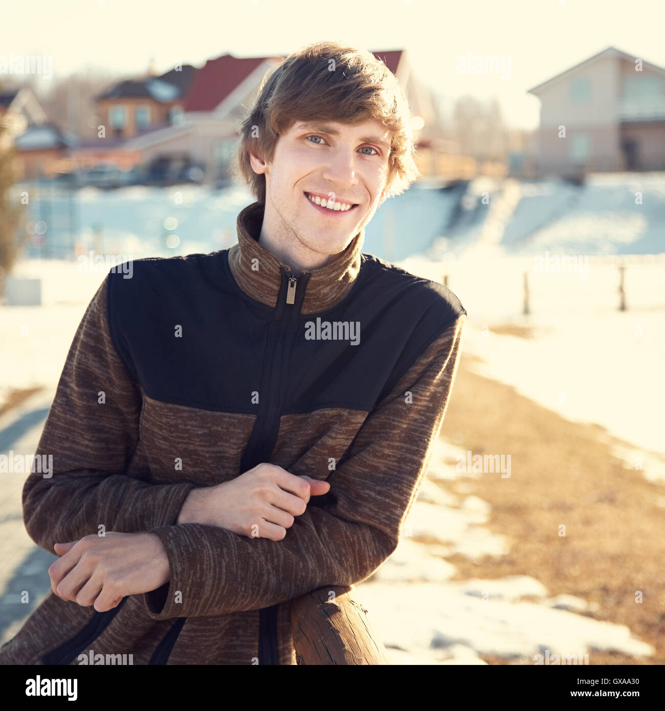 man outdoors portrait Stock Photo - Alamy