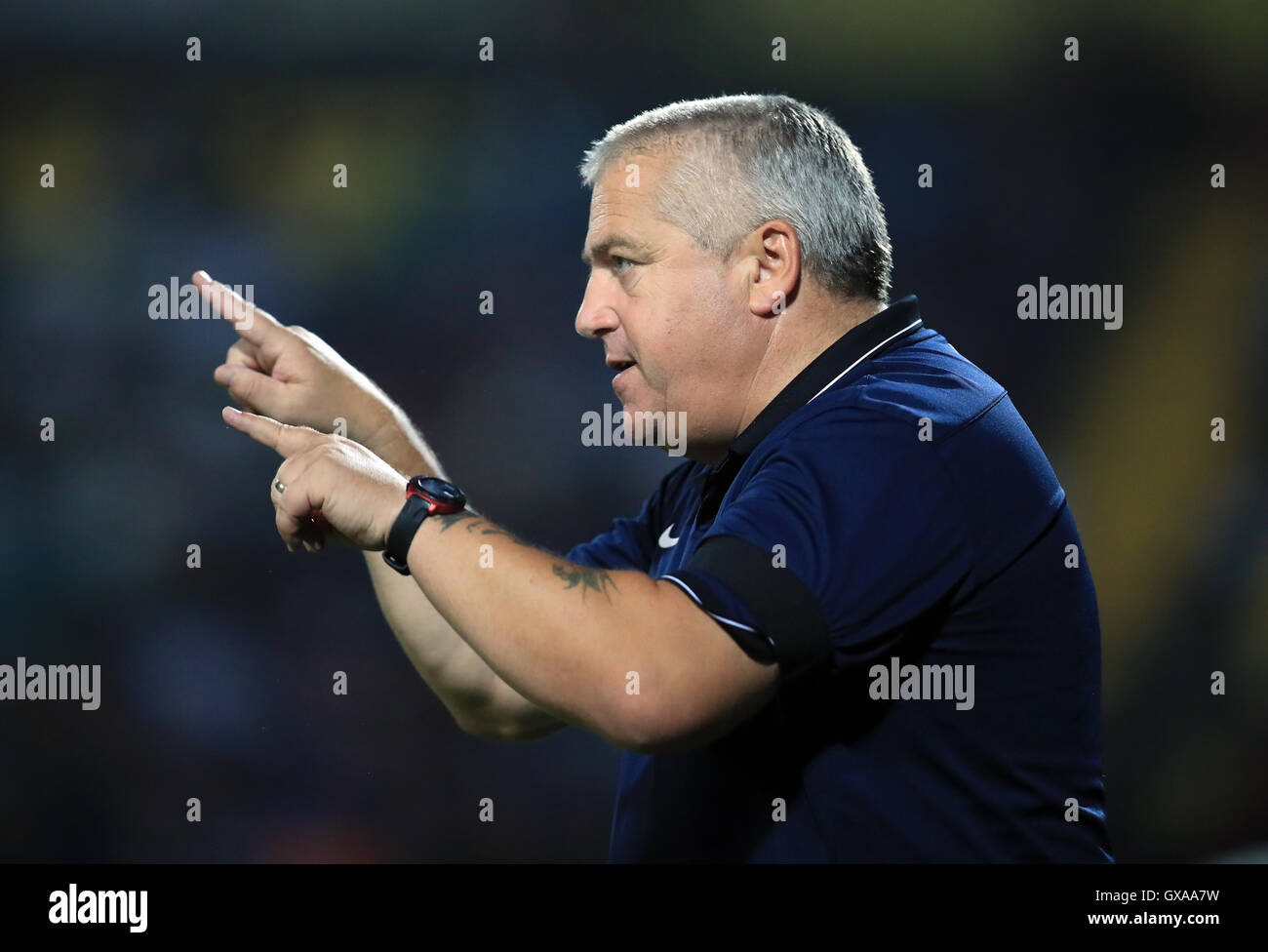 Uefa euro 2017 qualifying match meadow lane hi-res stock photography ...