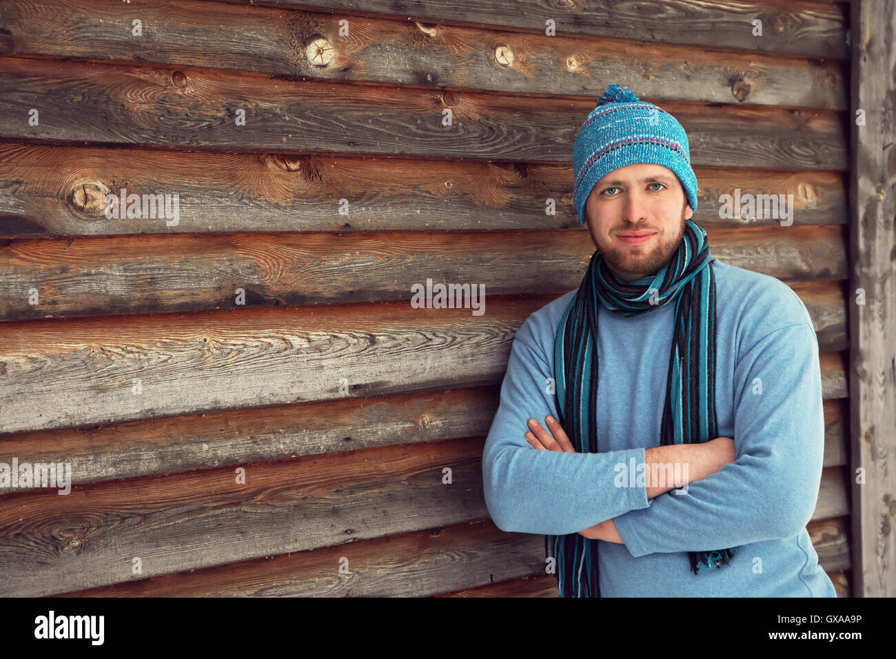 handsome unshaven man Stock Photo - Alamy