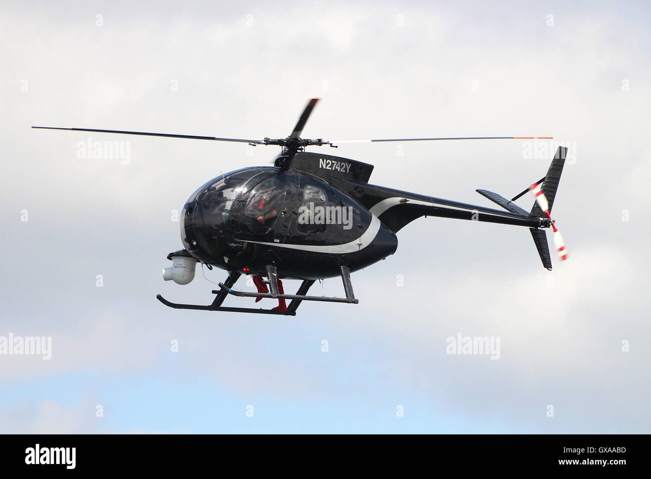 N2742Y, a Hughes Model 369HS, used as the camera ship during the ...