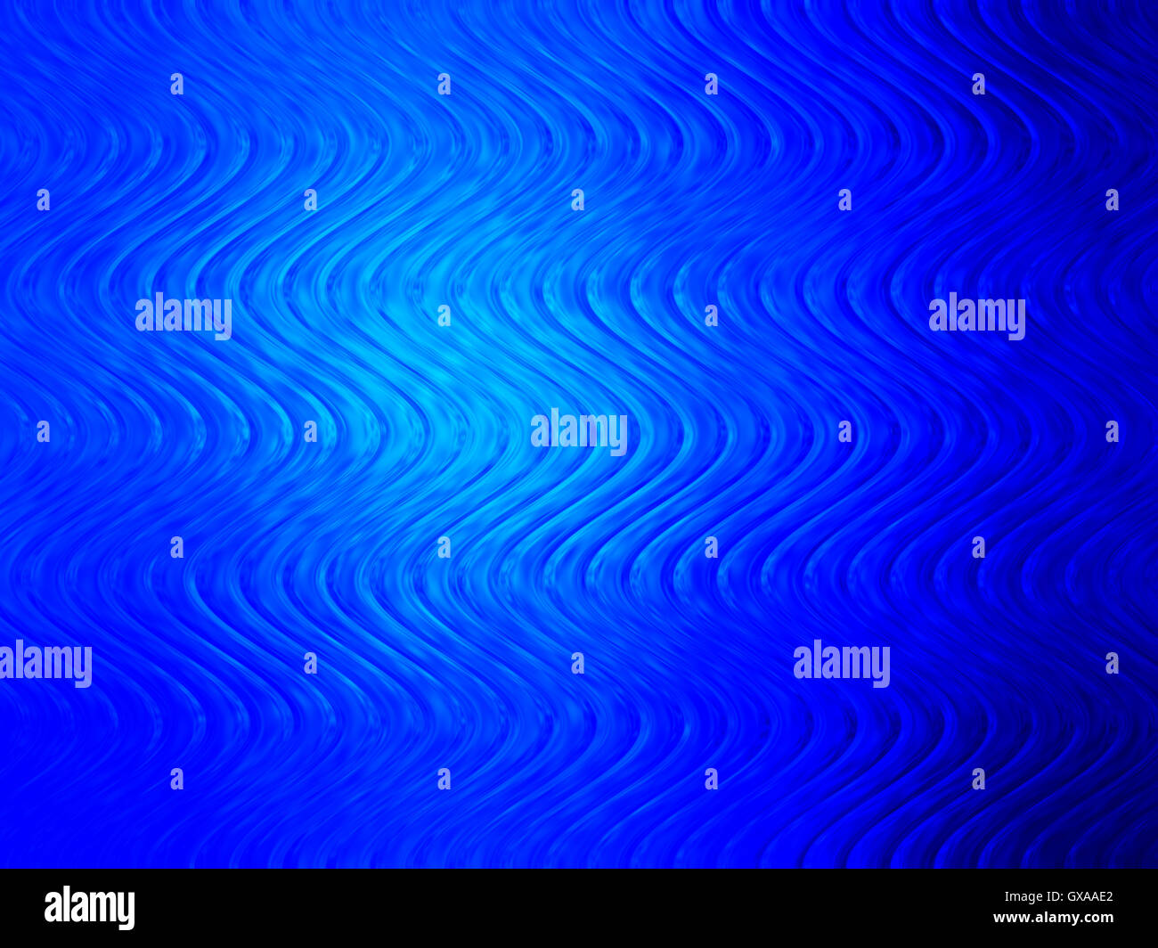 An abstract cold blue glassy background with a pattern of waves and ...