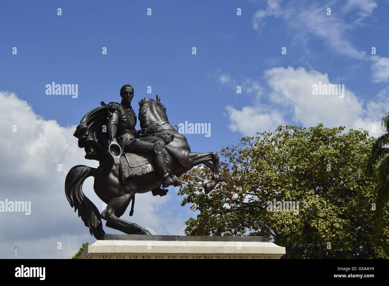 Simon Bolivar Square, in Maracay, Venezuela Stock Photo - Alamy