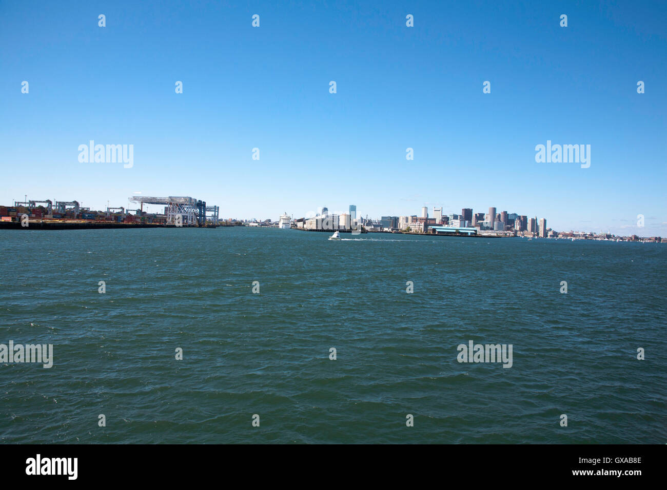 High Rise office buildings and The Custom House The Waterfront Boston ...