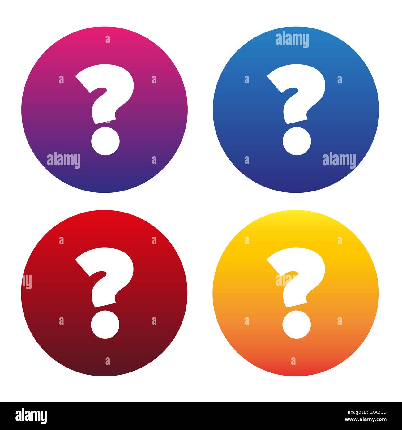 Question mark sign icon, FAQ vector illustration Stock Vector Image & Art - Alamy
