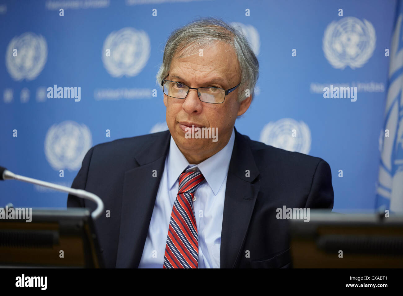 New York, United States. 15th Sep, 2016. Dan Shepard, UN's public ...