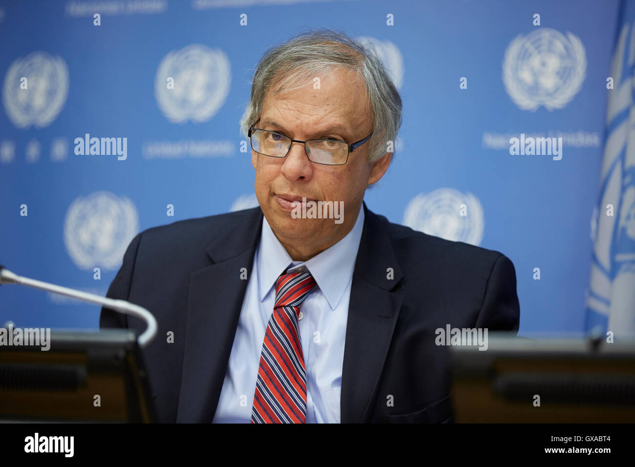 New York, United States. 15th Sep, 2016. Dan Shepard, UN's public ...